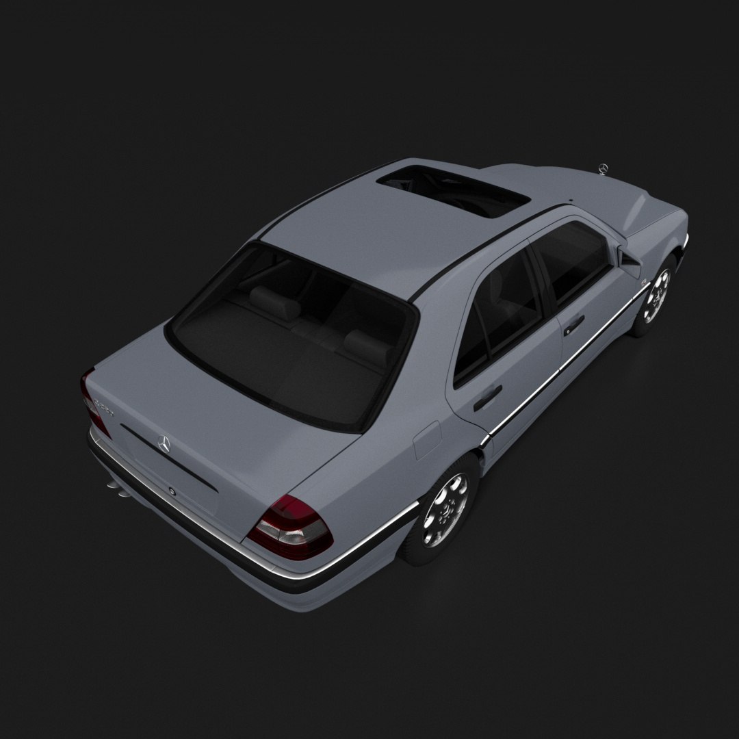 3D Mercedes-Benz C-Class W202 Model - TurboSquid 2353102