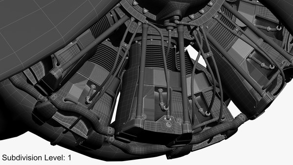 3D Radial Aircraft Engine - TurboSquid 2038055