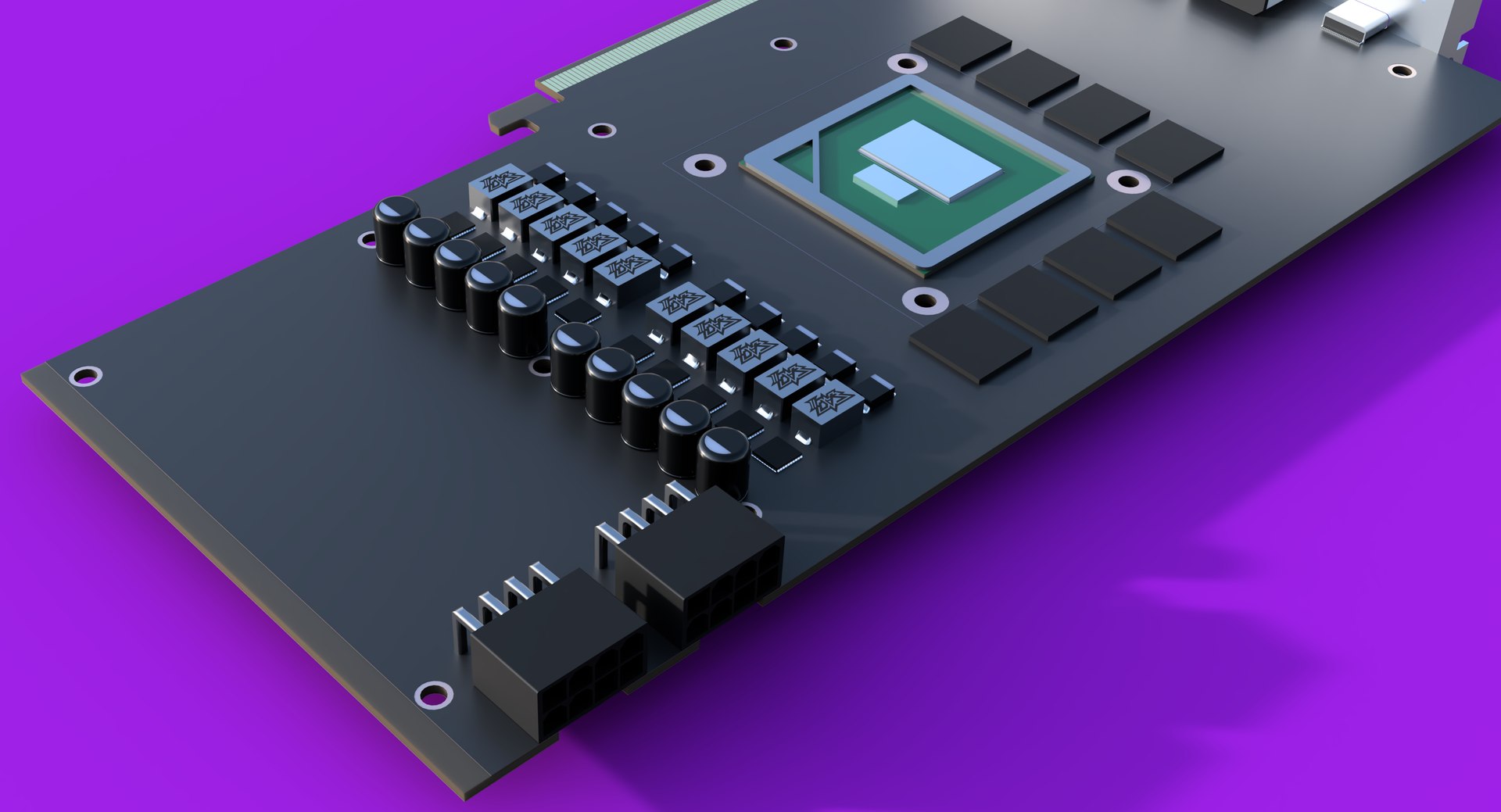 Graphic Card PCI Express 3D - TurboSquid 1721429