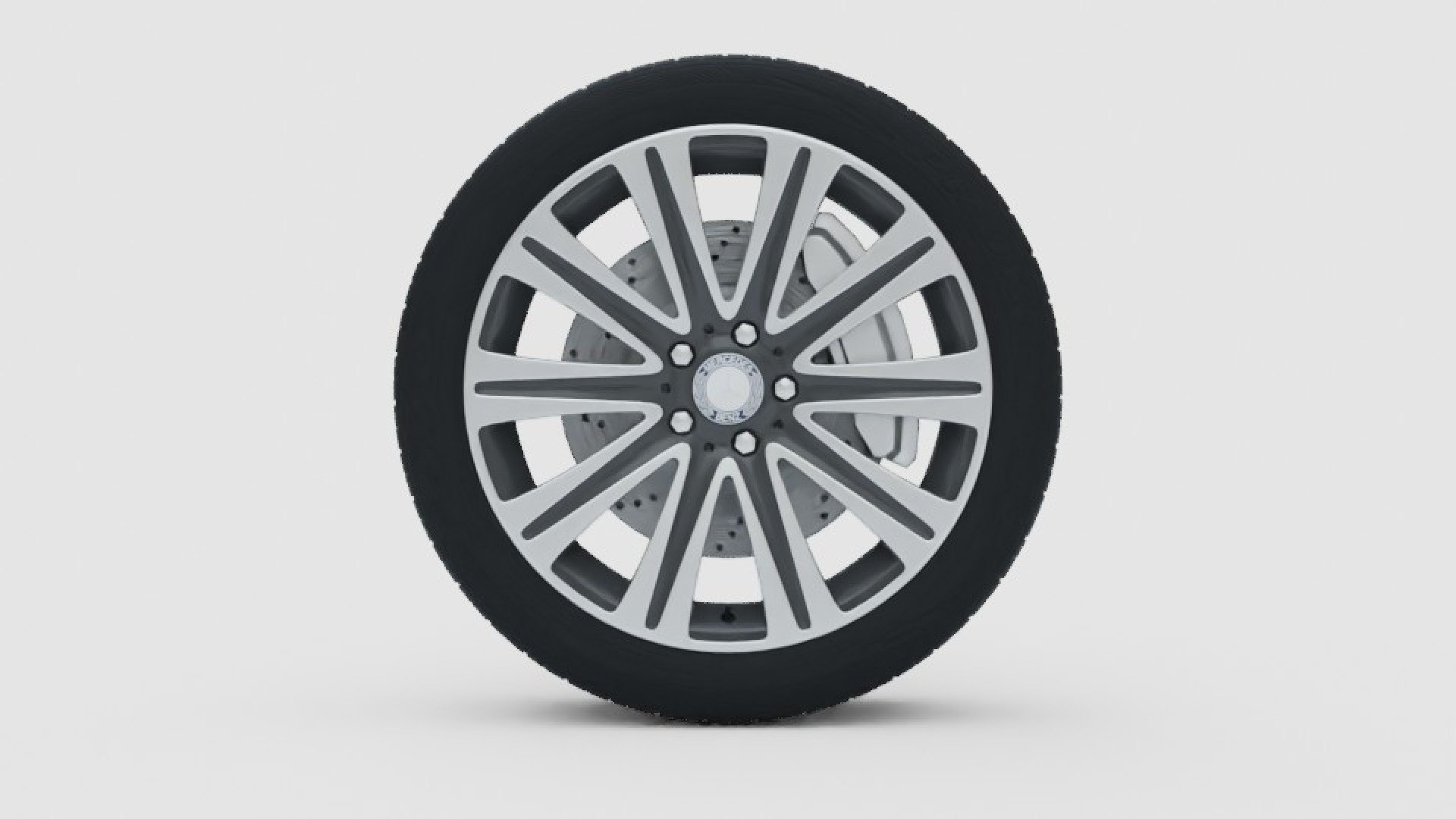 Mercedes Taxi Wheel With Rim 3D - TurboSquid 2157687