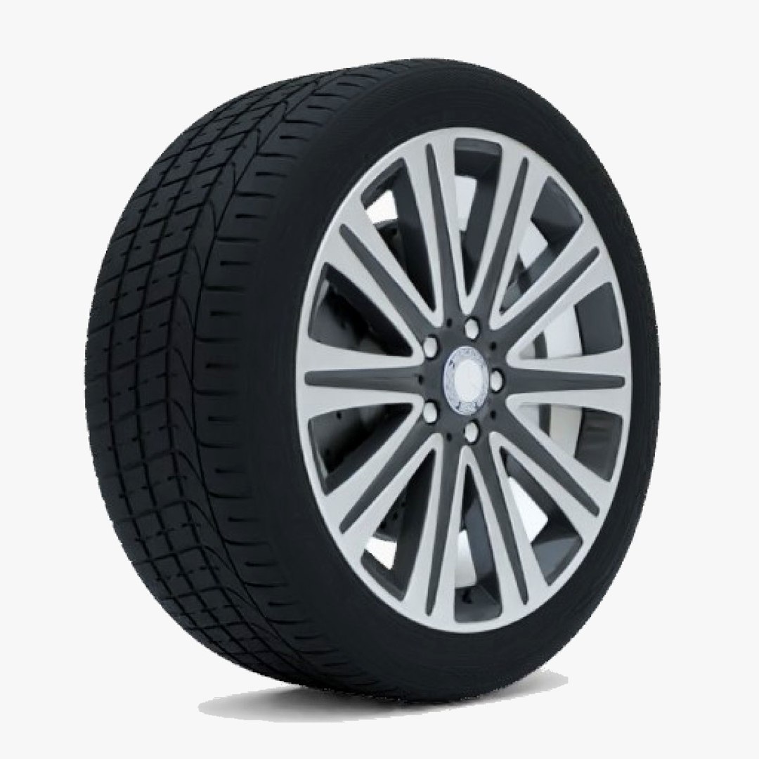 Mercedes Taxi Wheel With Rim 3D - TurboSquid 2157687