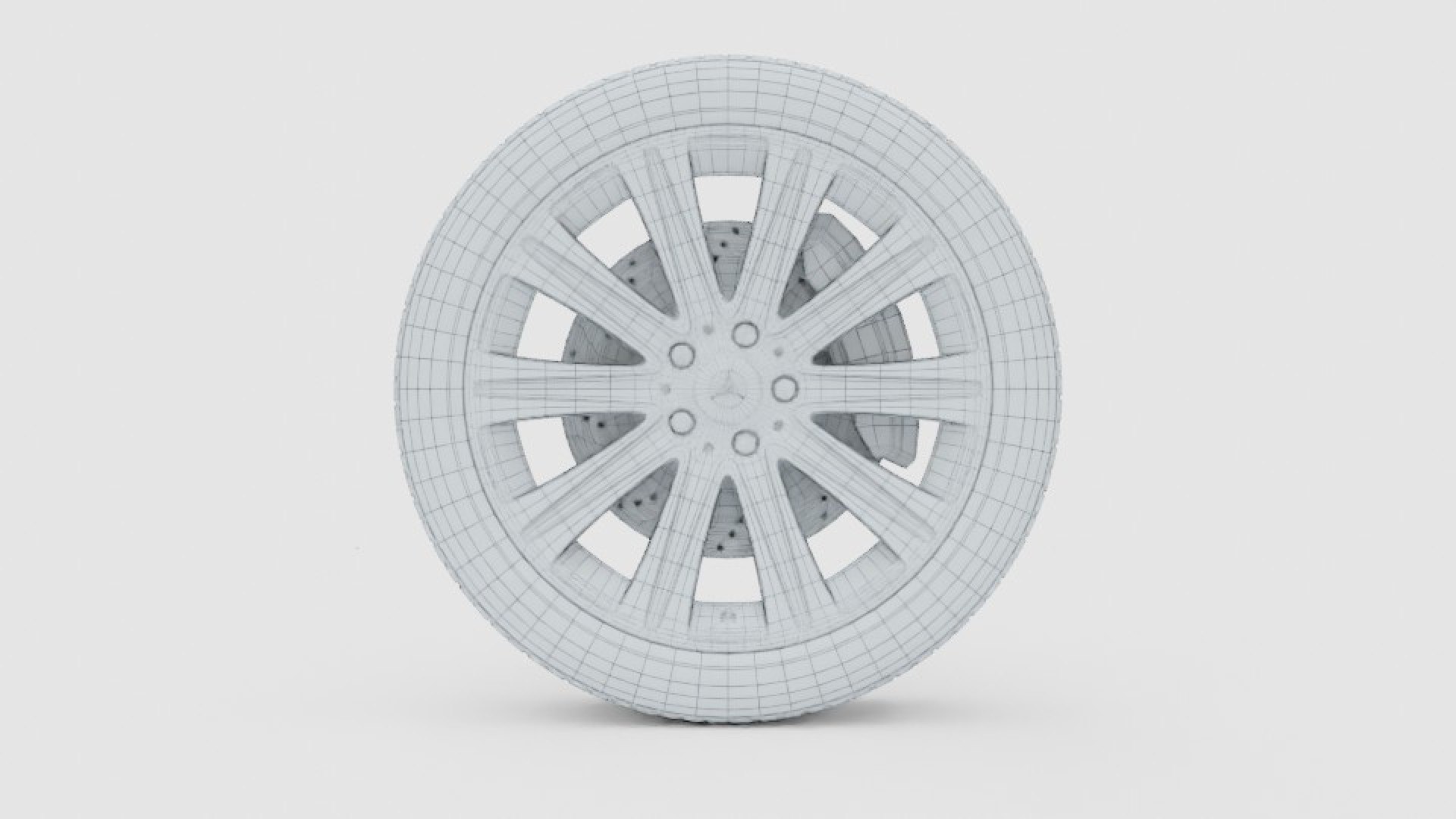 Mercedes Taxi Wheel With Rim 3D - TurboSquid 2157687