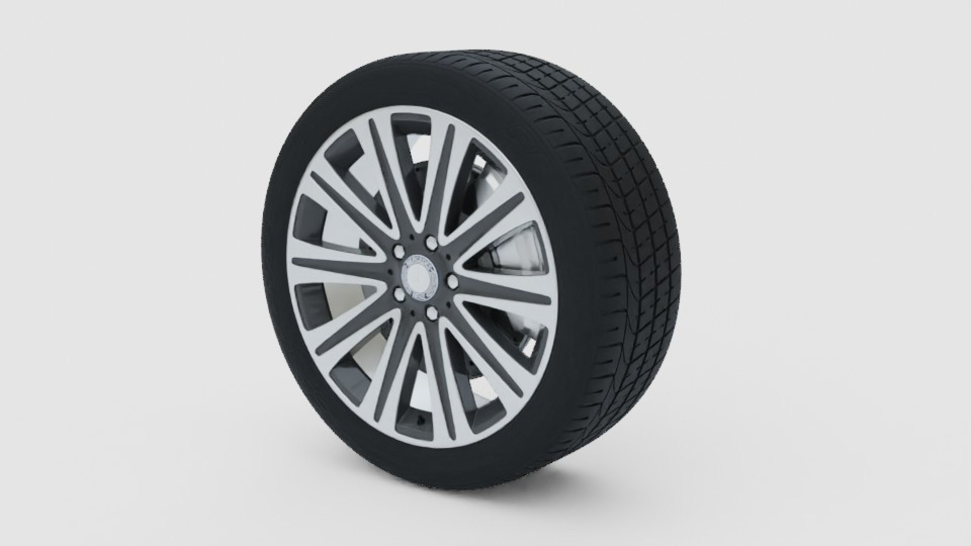 Mercedes Taxi Wheel With Rim 3D - TurboSquid 2157687