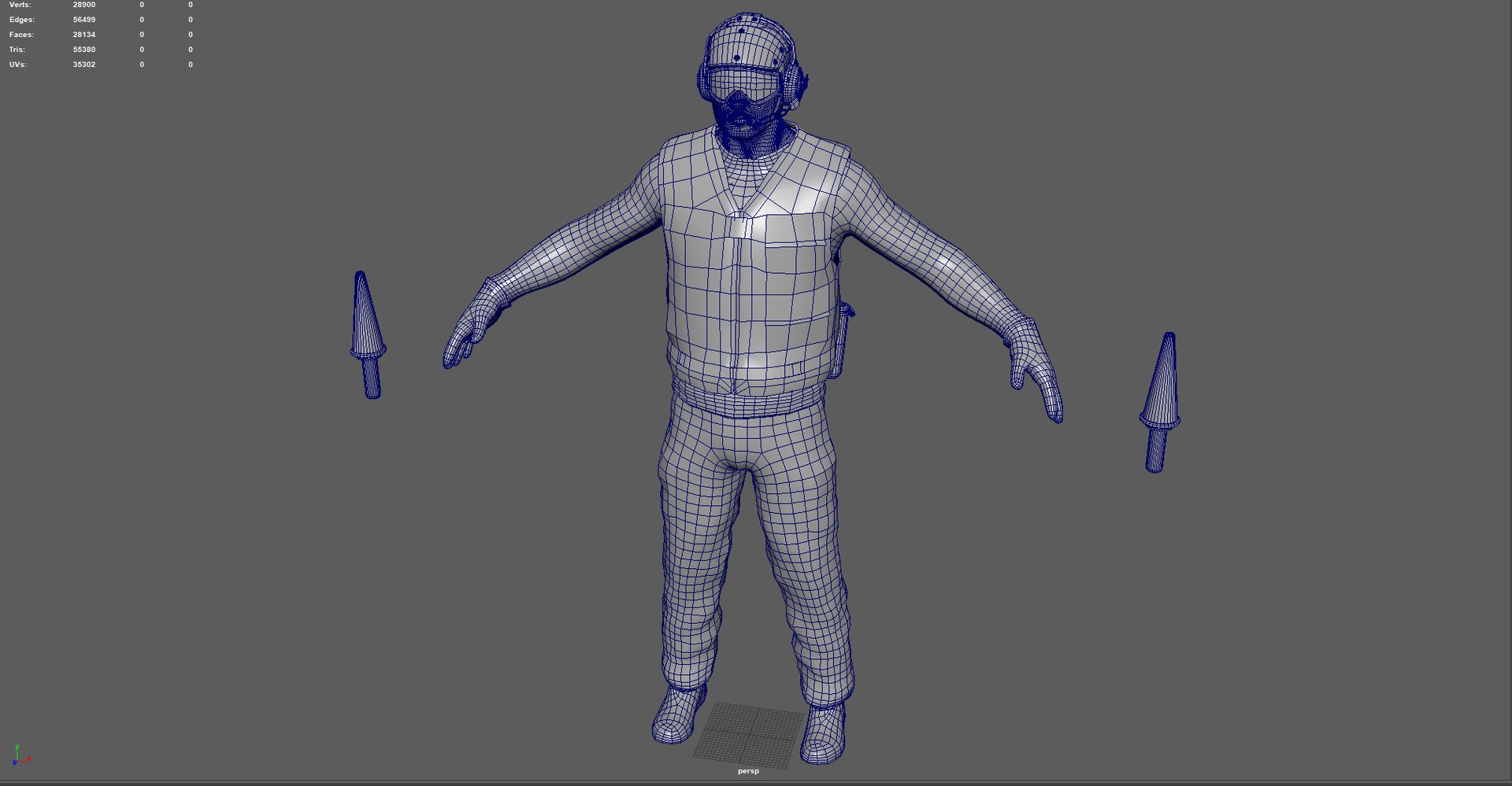 US NAVY Flight Deck Crew 3D Model - TurboSquid 1775362