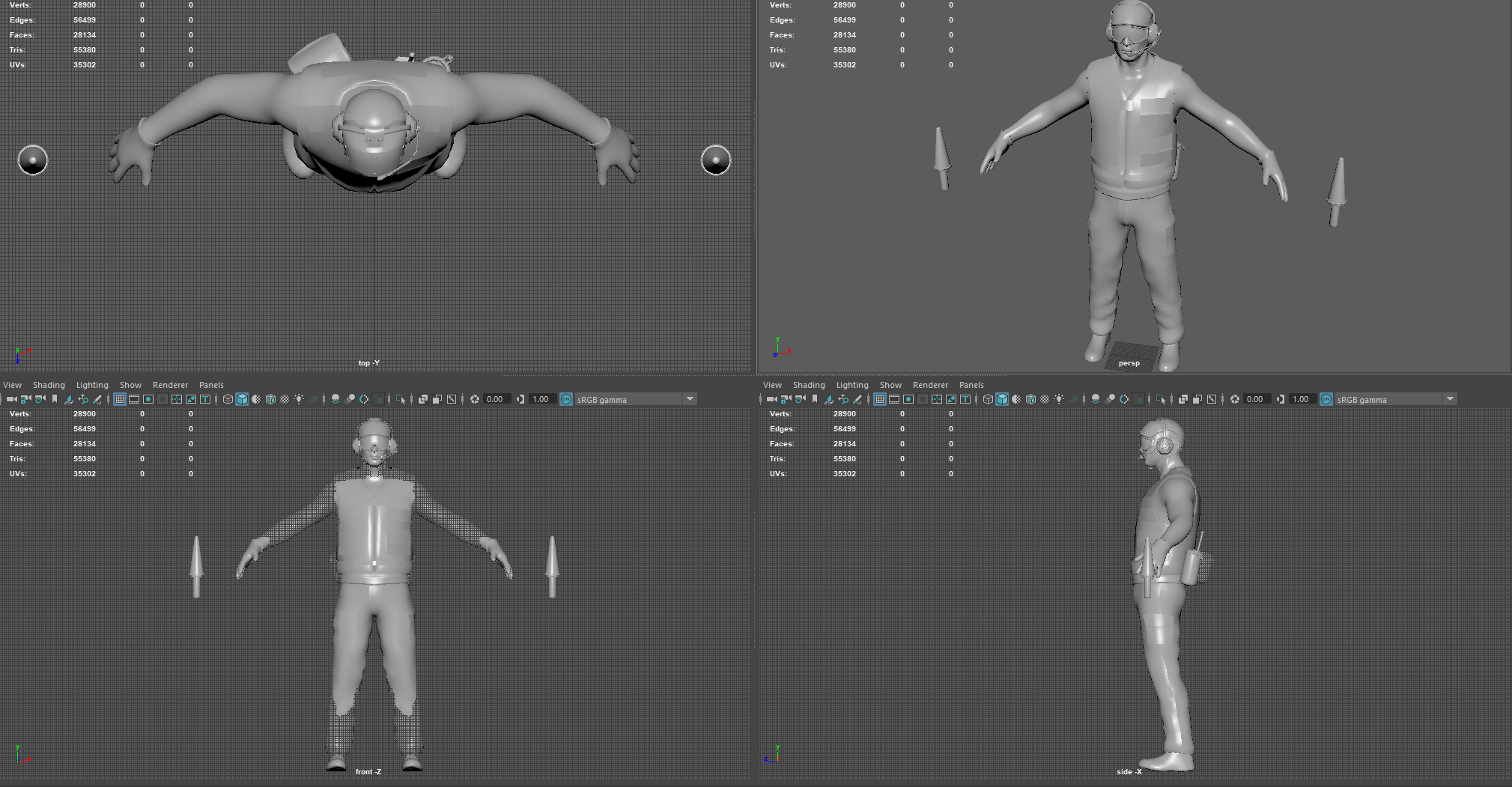 US NAVY Flight Deck Crew 3D model - TurboSquid 1775362