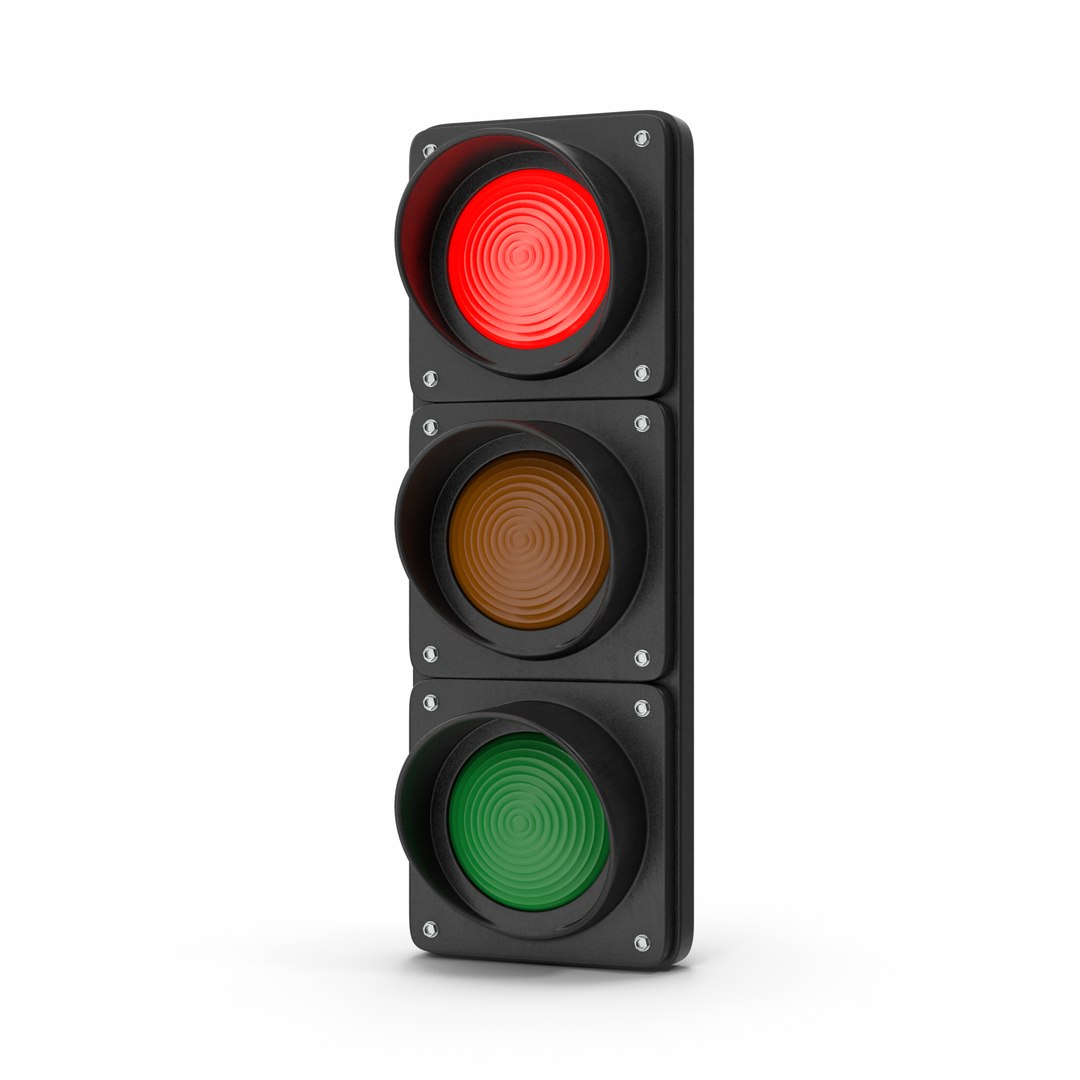 Traffic Red Light 3D Model - TurboSquid 2218241