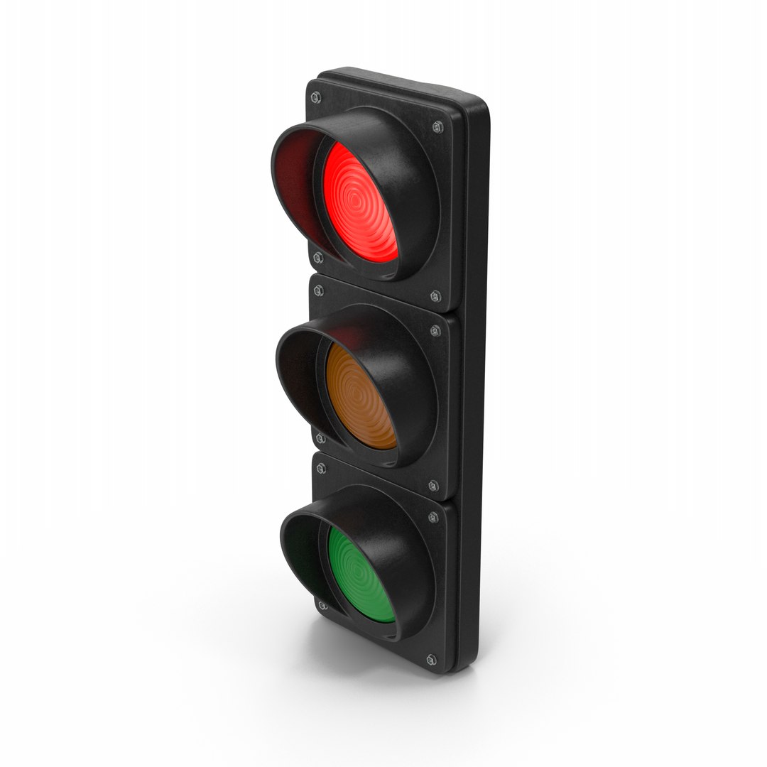 Traffic Red Light 3D Model - TurboSquid 2218241