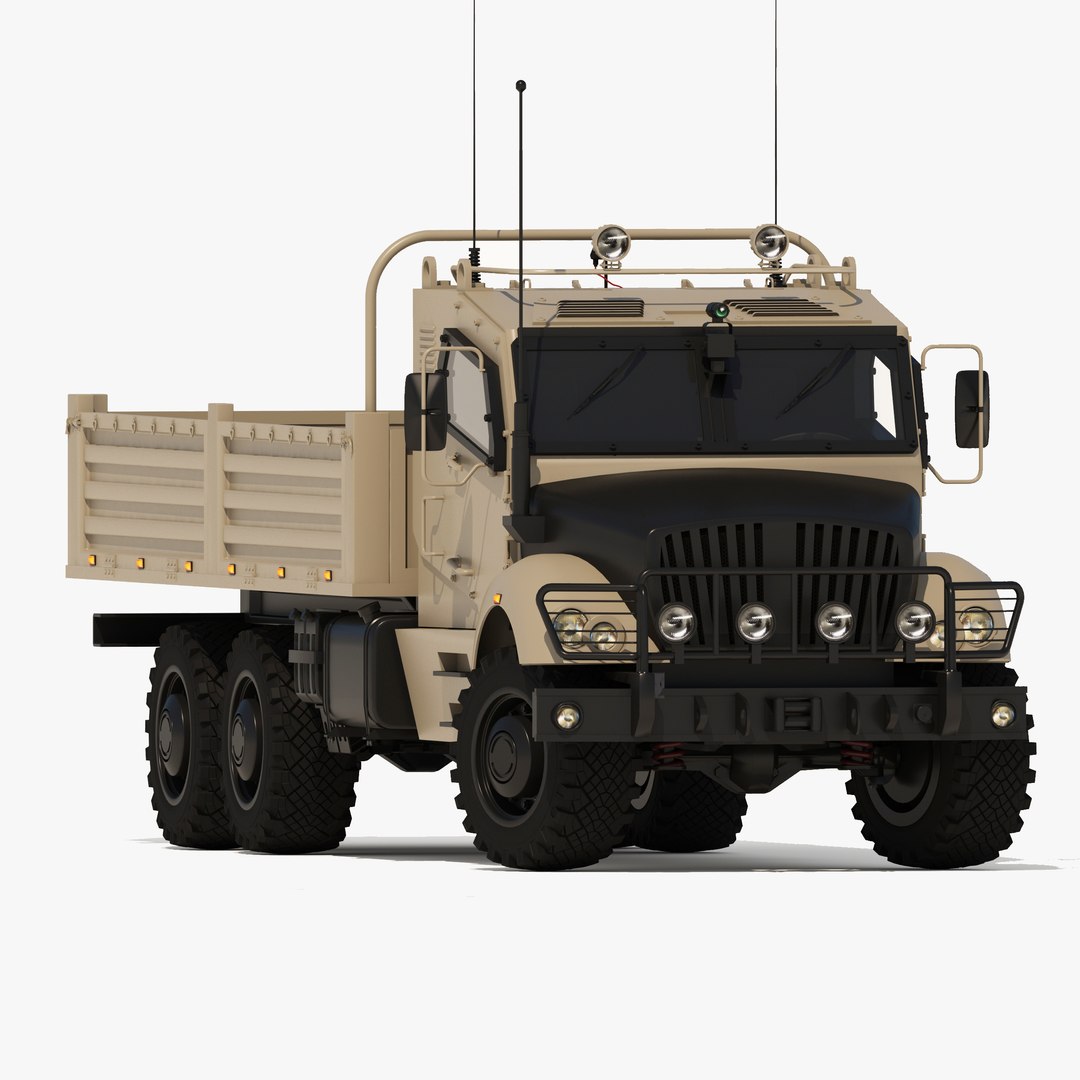 Military truck 3D model - TurboSquid 1906364