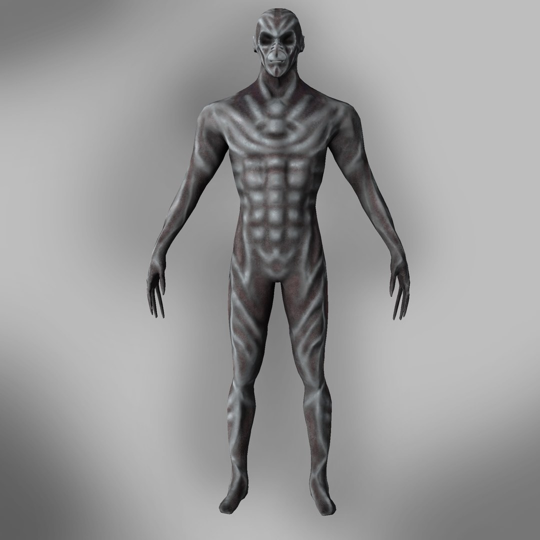 3d Model Alien Characters