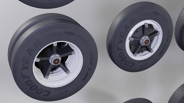 Semi wheels package 3D - TurboSquid 1793207