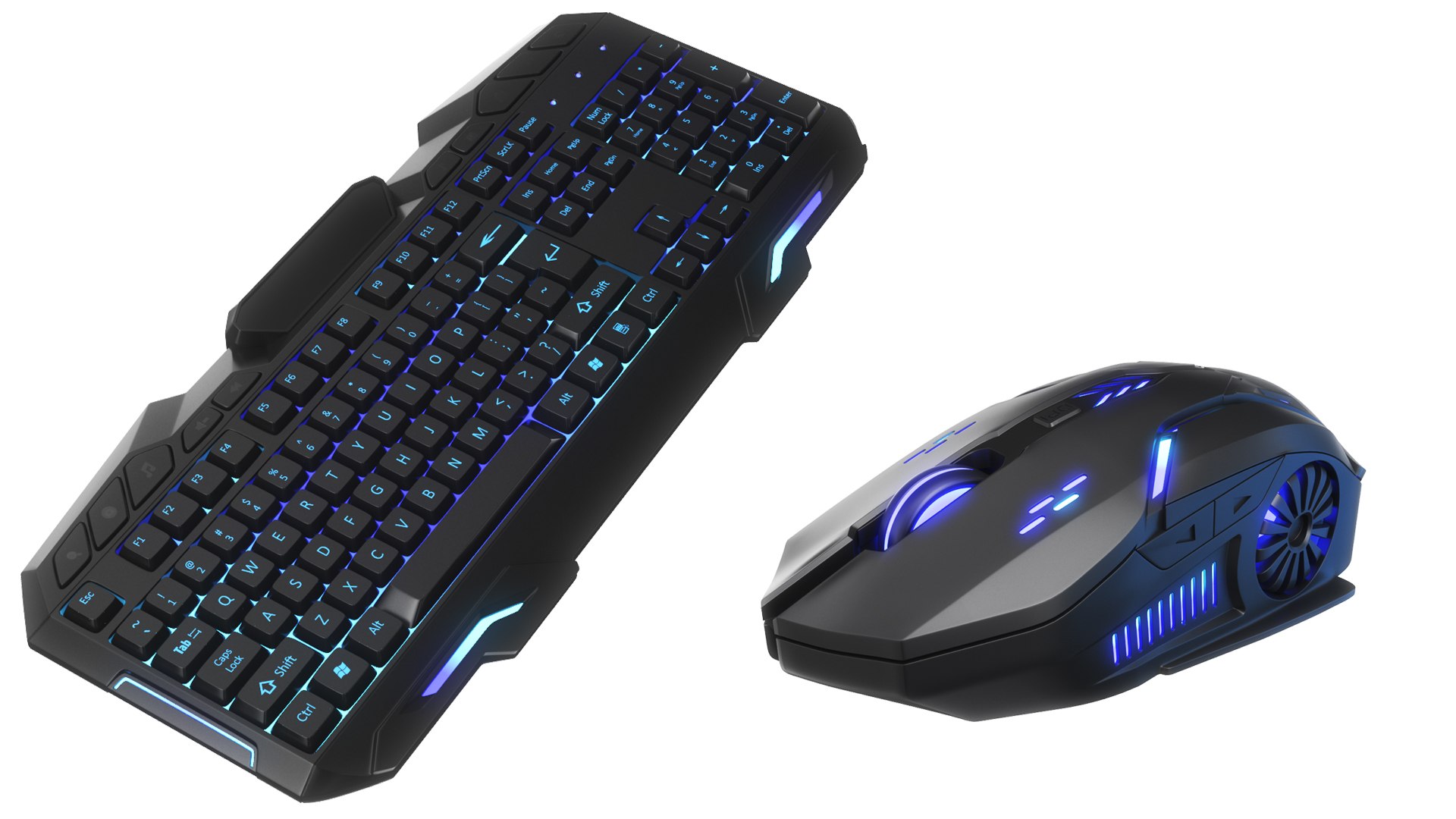 Computer Keyboard And Mouse Model - TurboSquid 1819182