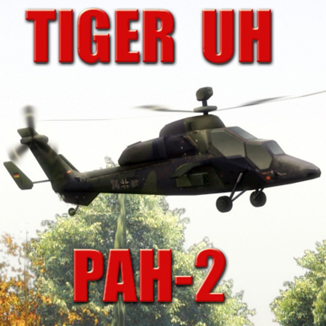 3d Pah-2 Eurocopter Tiger Attack Helicopter