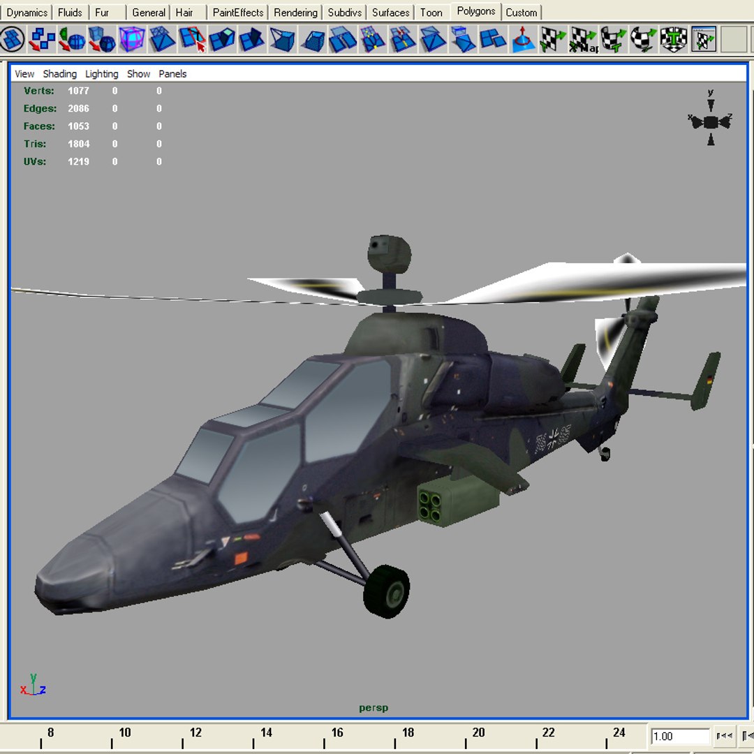 3d Pah-2 Eurocopter Tiger Attack Helicopter