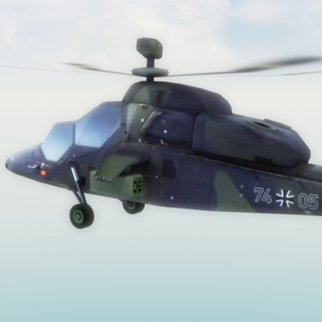 3d Pah-2 Eurocopter Tiger Attack Helicopter