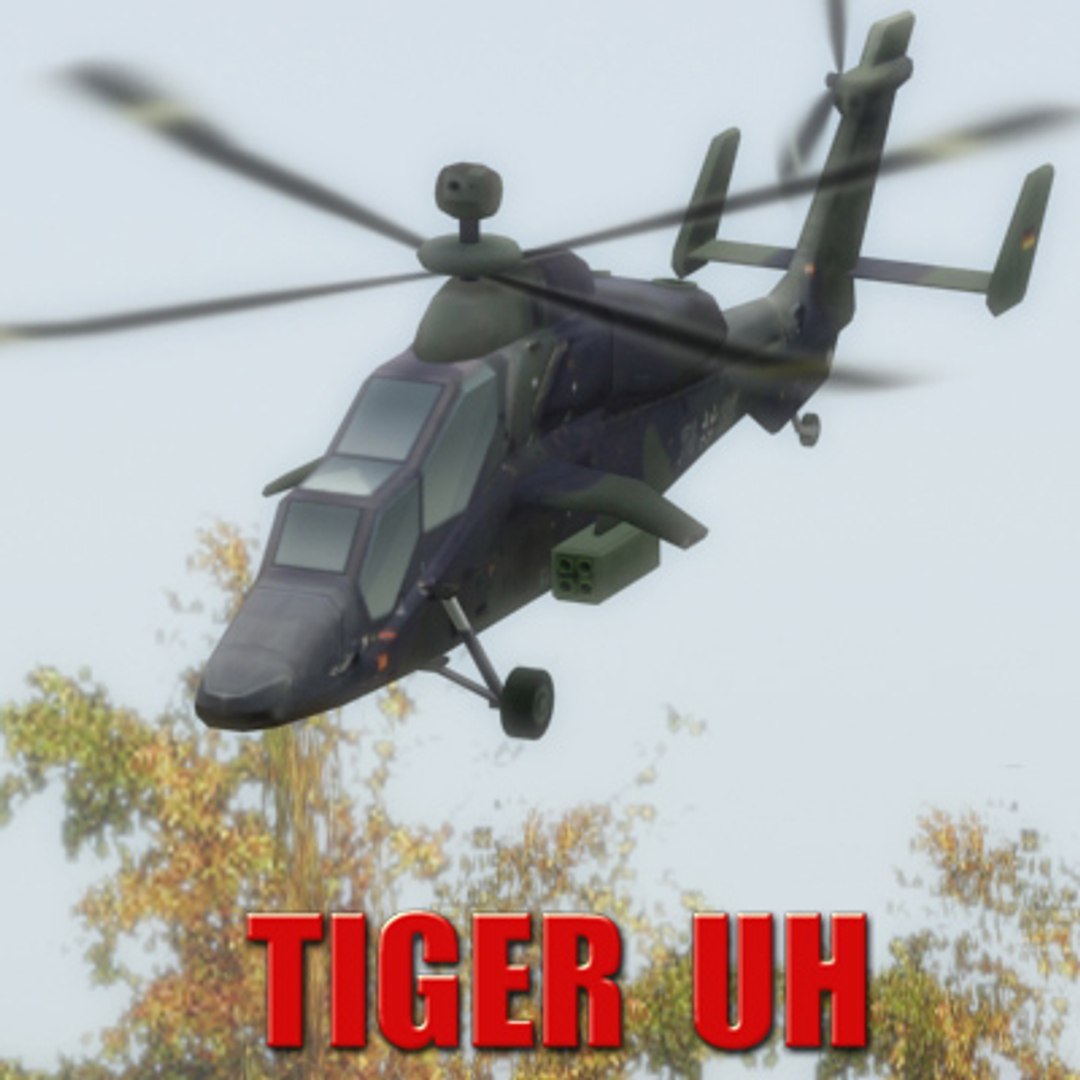 3d Pah-2 Eurocopter Tiger Attack Helicopter