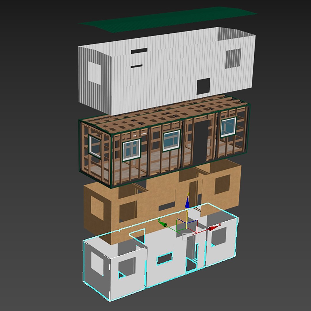 3D Change House N2 Model - TurboSquid 2124688