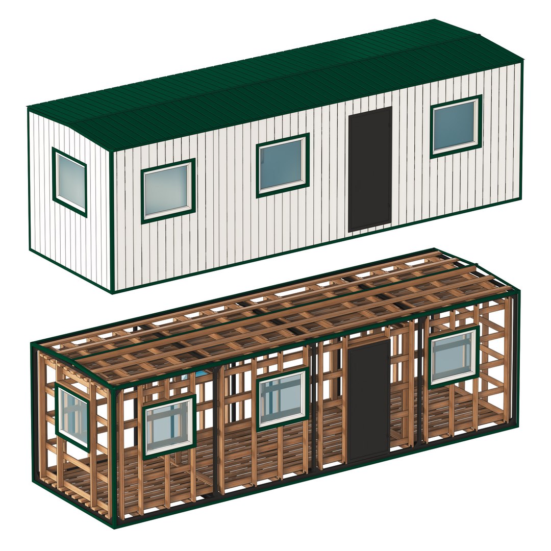 3D Change House N2 Model - TurboSquid 2124688