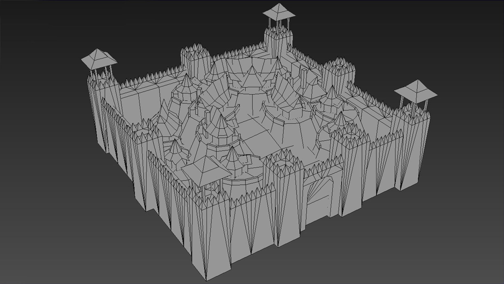 3D Model Barbarian Village - TurboSquid 1482091