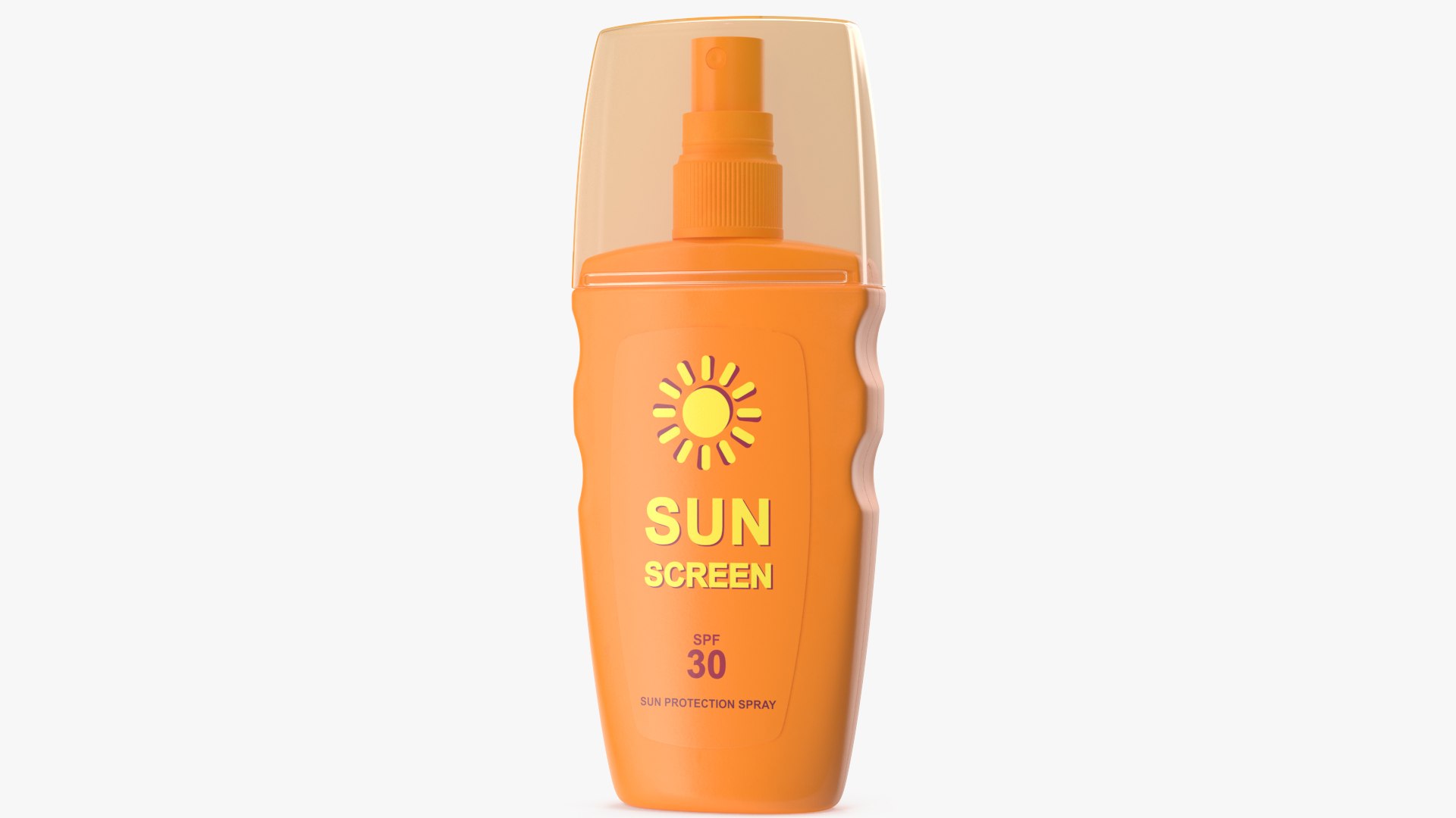 Spray Bottle Sunscreen Model - TurboSquid 1579459