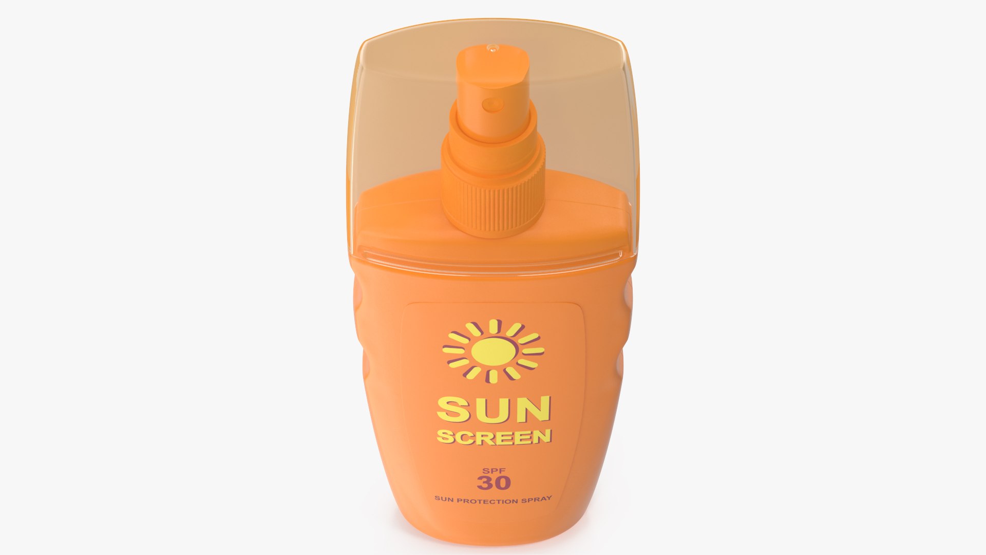 Spray Bottle Sunscreen Model - TurboSquid 1579459