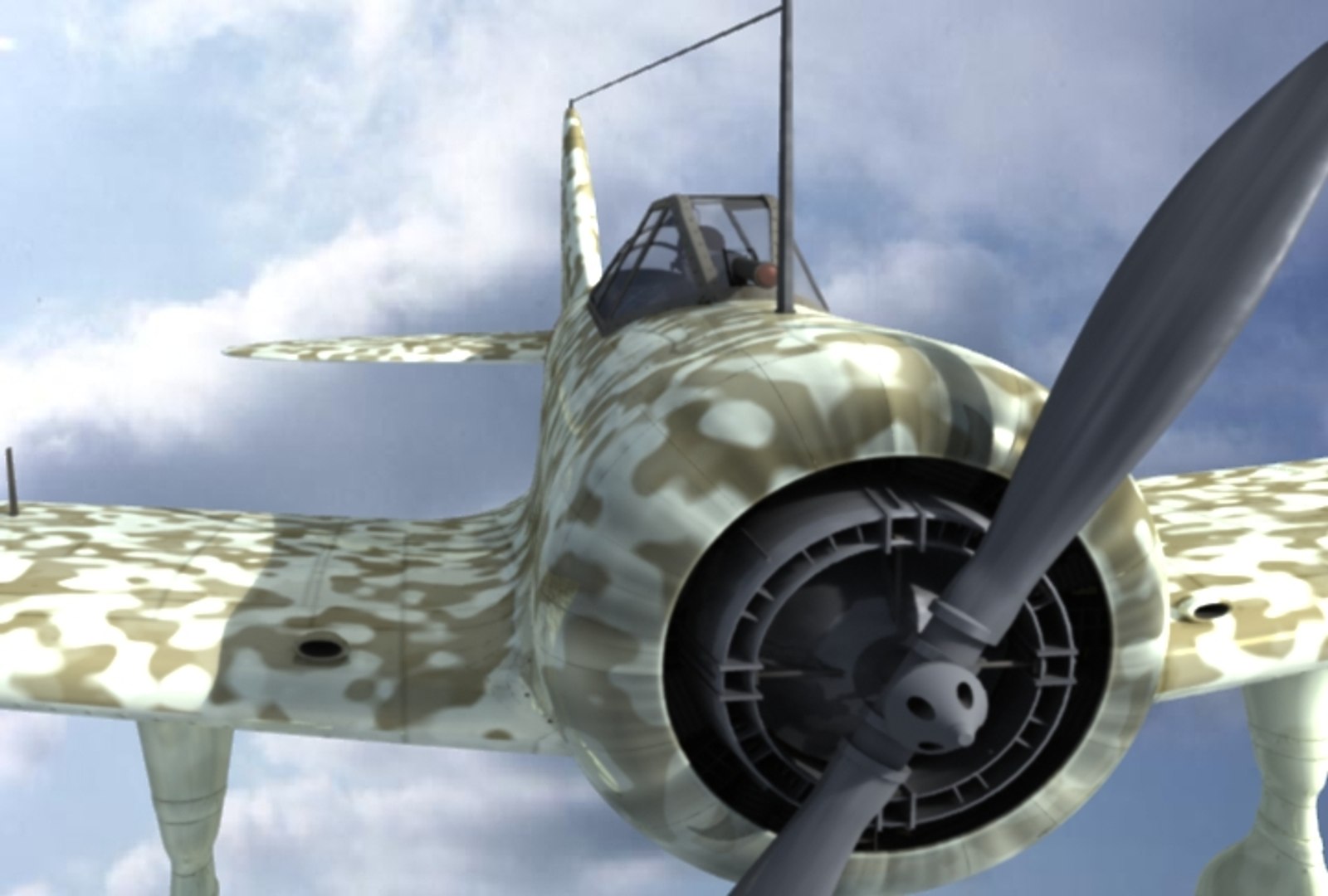 Nakajima Ki-27 Nate 3d Model