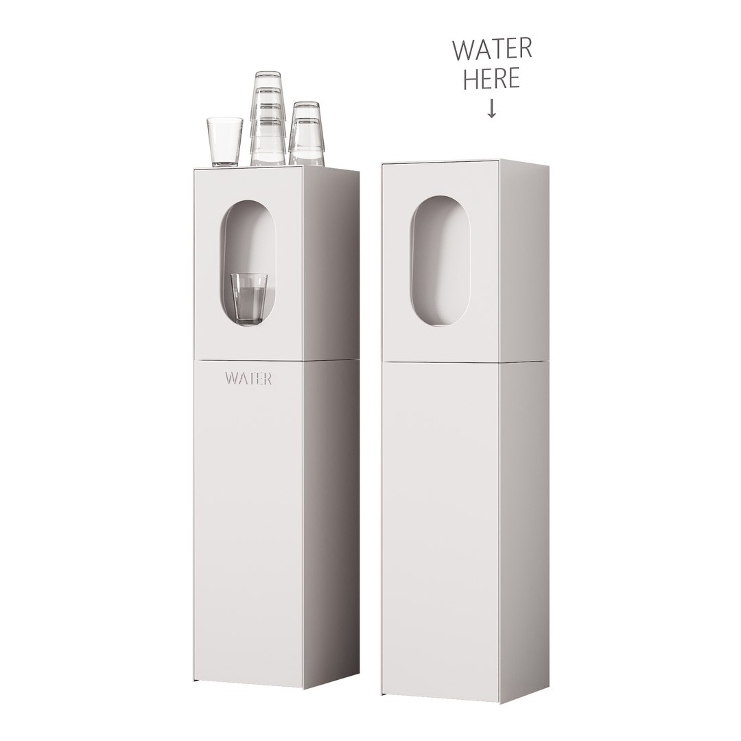 438 Purifier The Apas Monolith Water Cooler 3D - TurboSquid 2150937