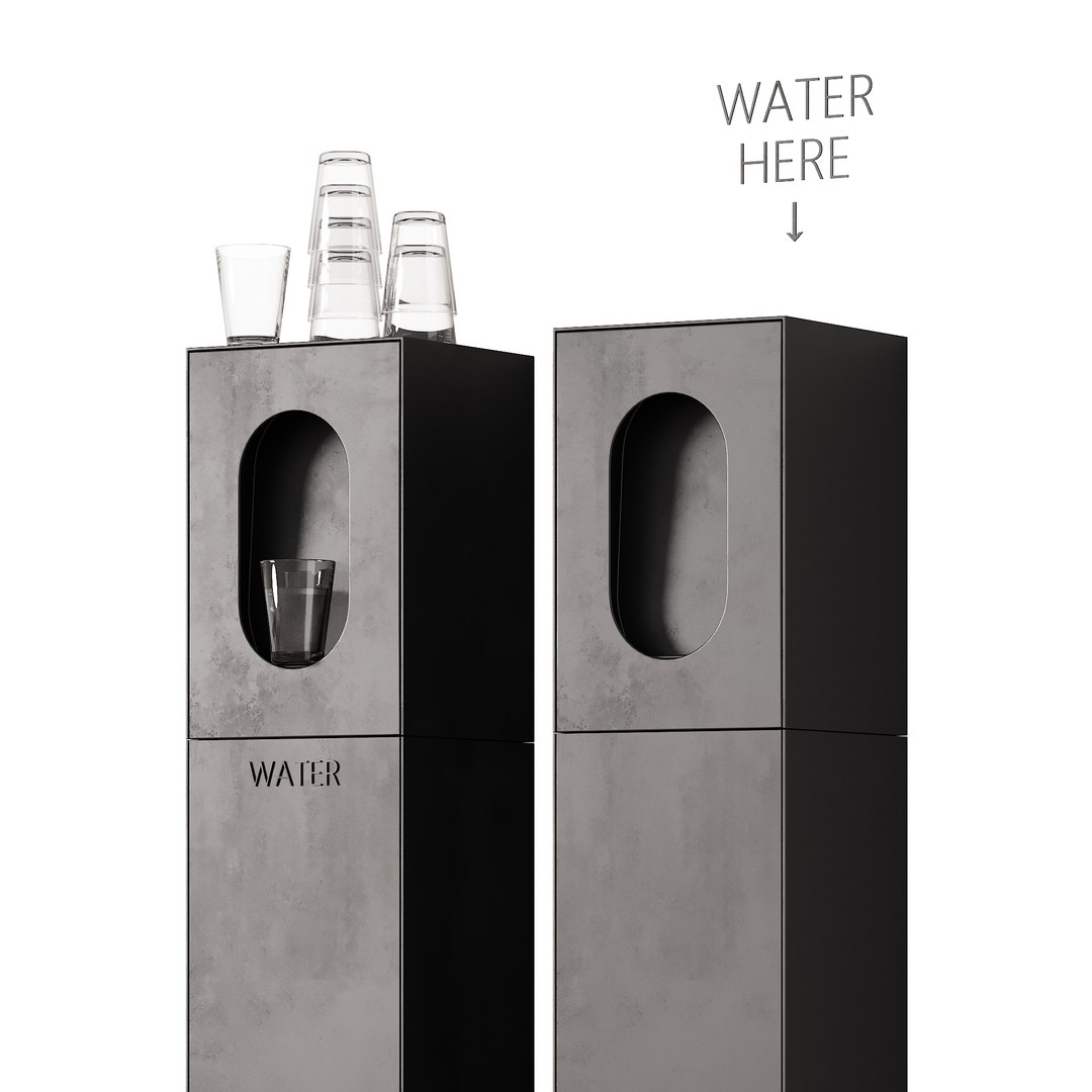 438 Purifier The Apas Monolith Water Cooler 3D - TurboSquid 2150937