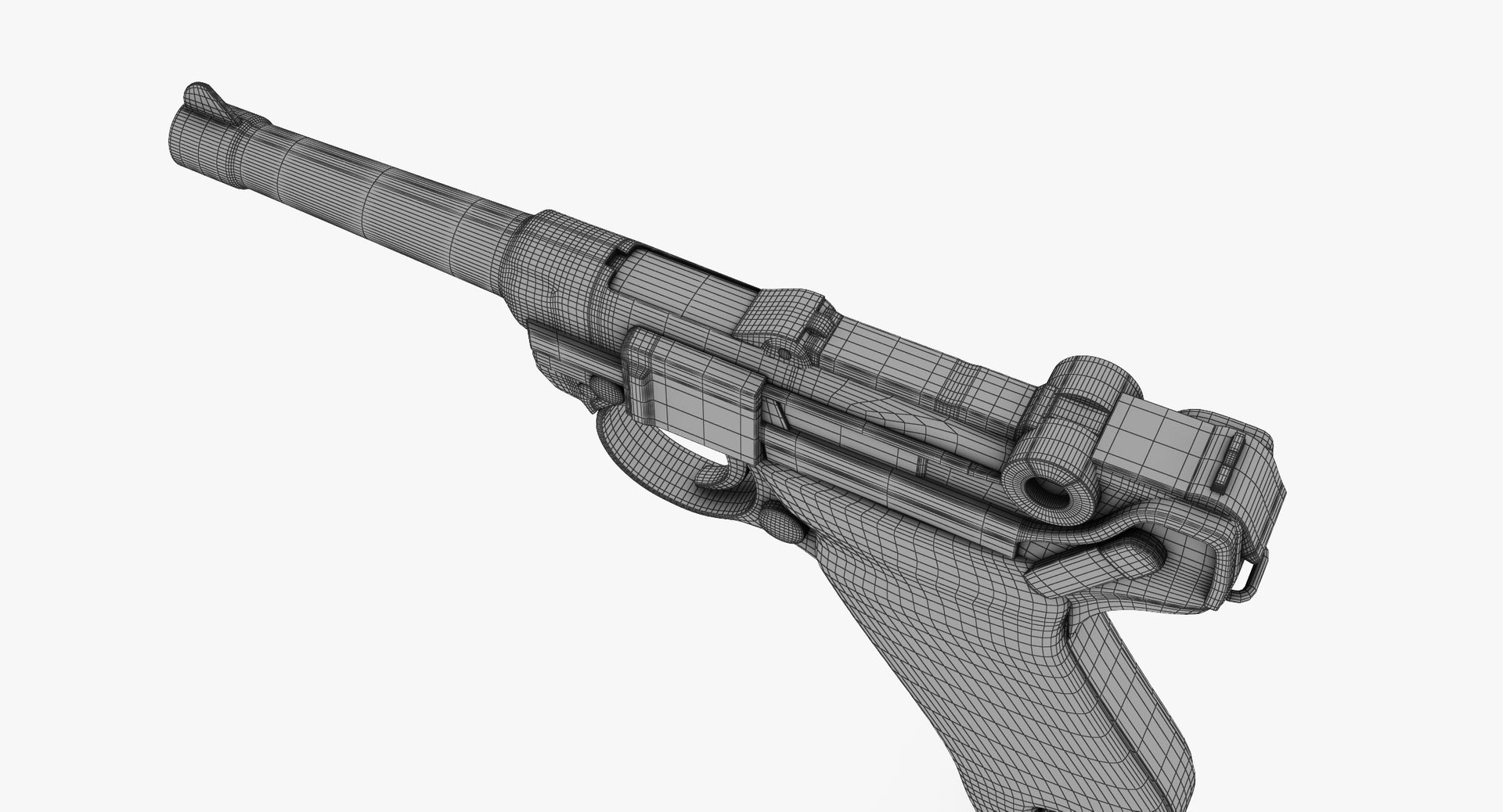 Pistol Luger P08 3D Model - TurboSquid 1545220