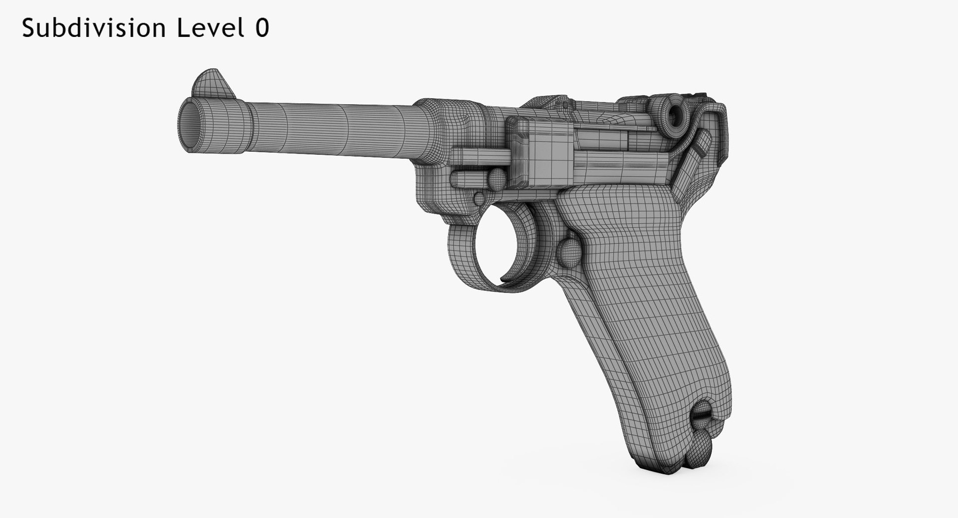 Pistol Luger P08 3D Model - TurboSquid 1545220