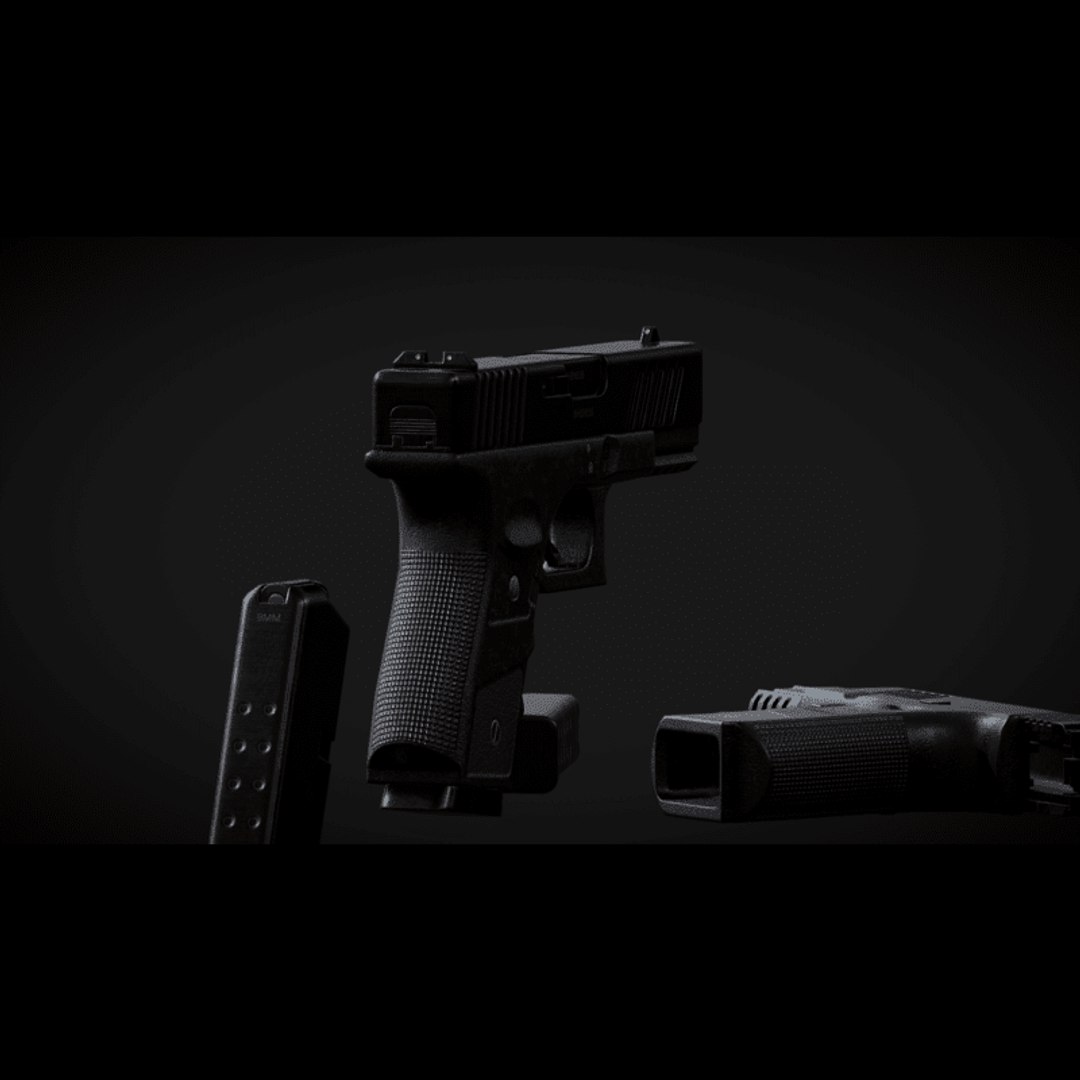 G19 Pistol - Compact And Versatile 9mm Handgun 3D Model - TurboSquid ...