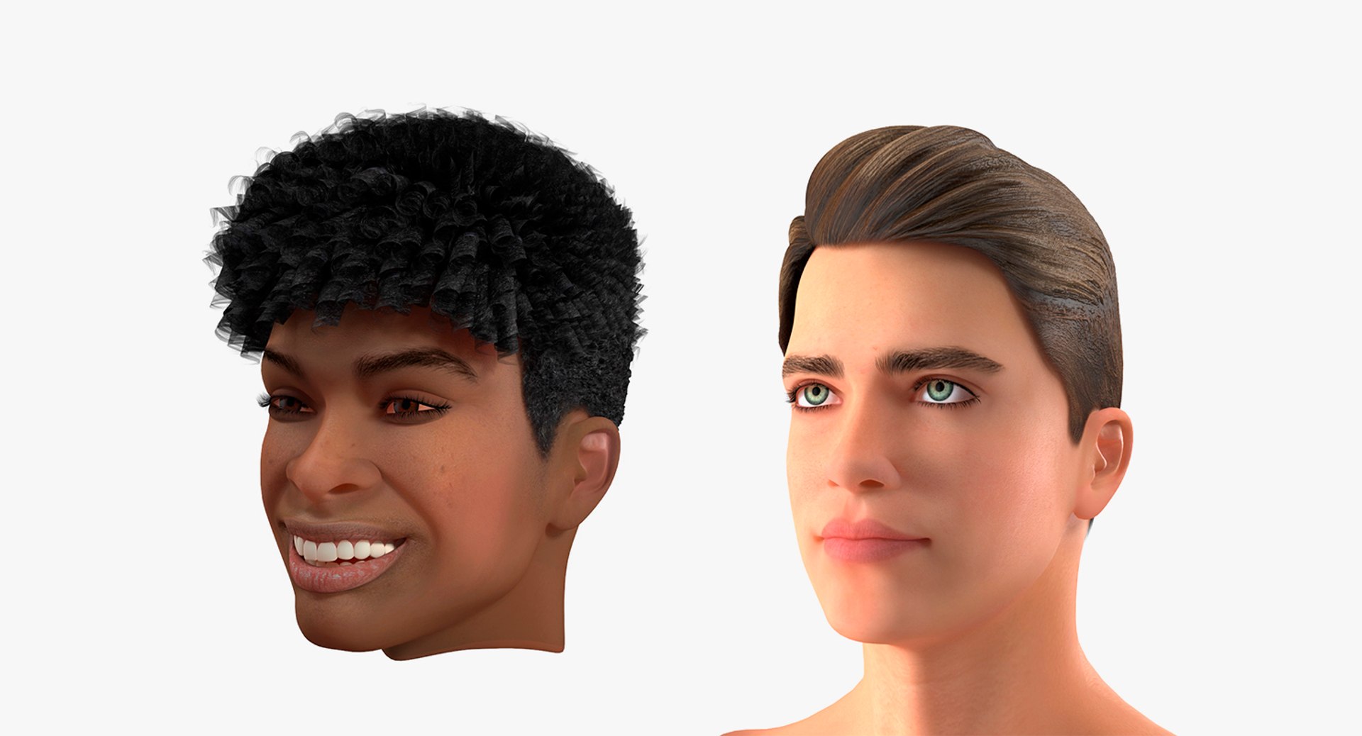 3D Teenage Boy Heads Collection - TurboSquid 2001204