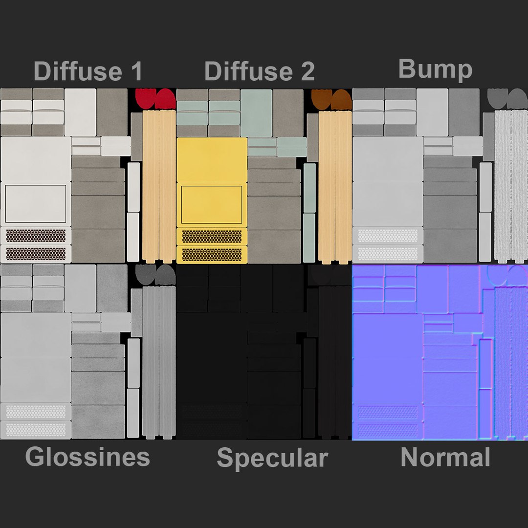 3D model matchbox color 2 - TurboSquid 1335161