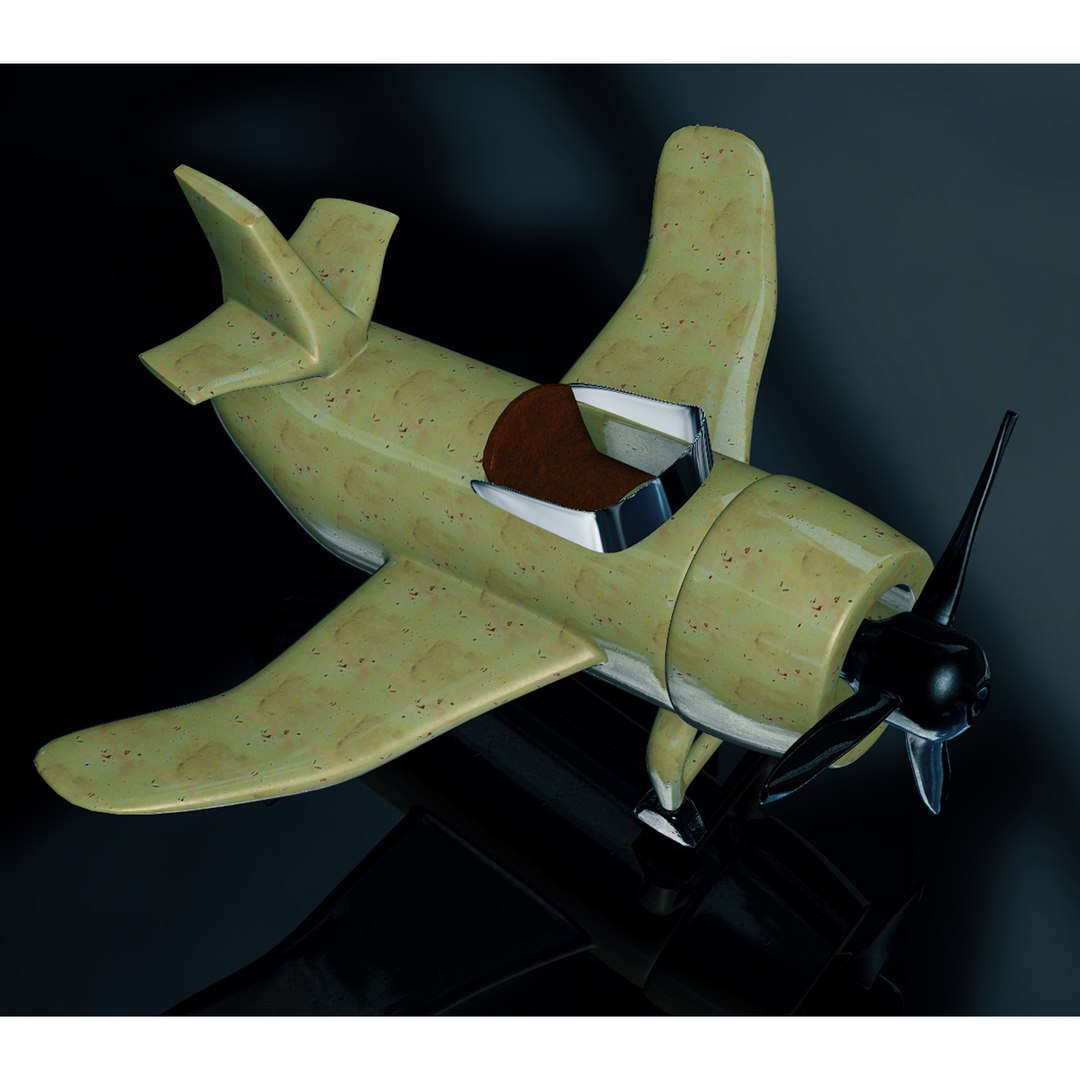 Plane Cartoon Model - TurboSquid 1573861