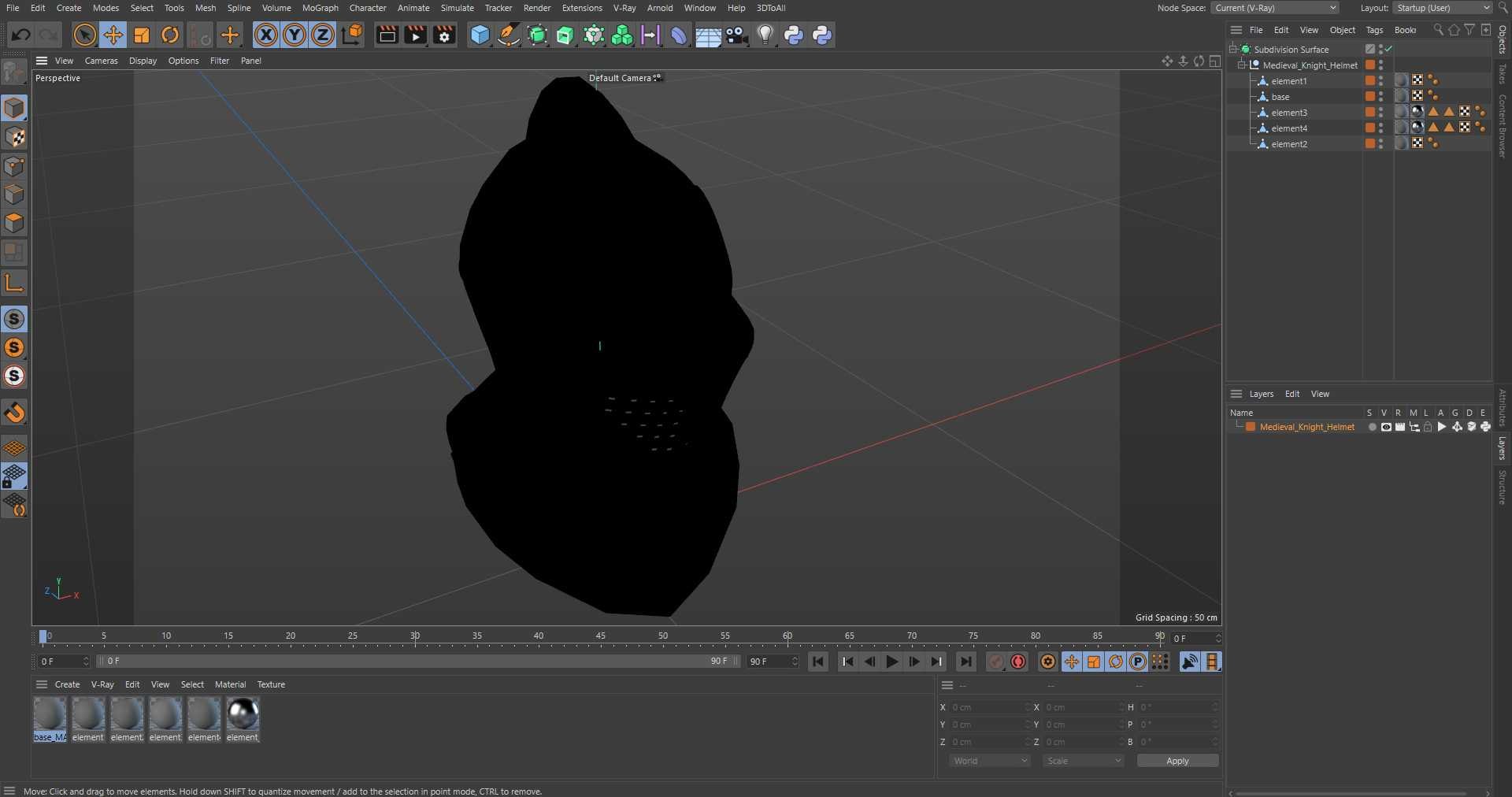 Medieval Knight Helmet Model - TurboSquid 2388653