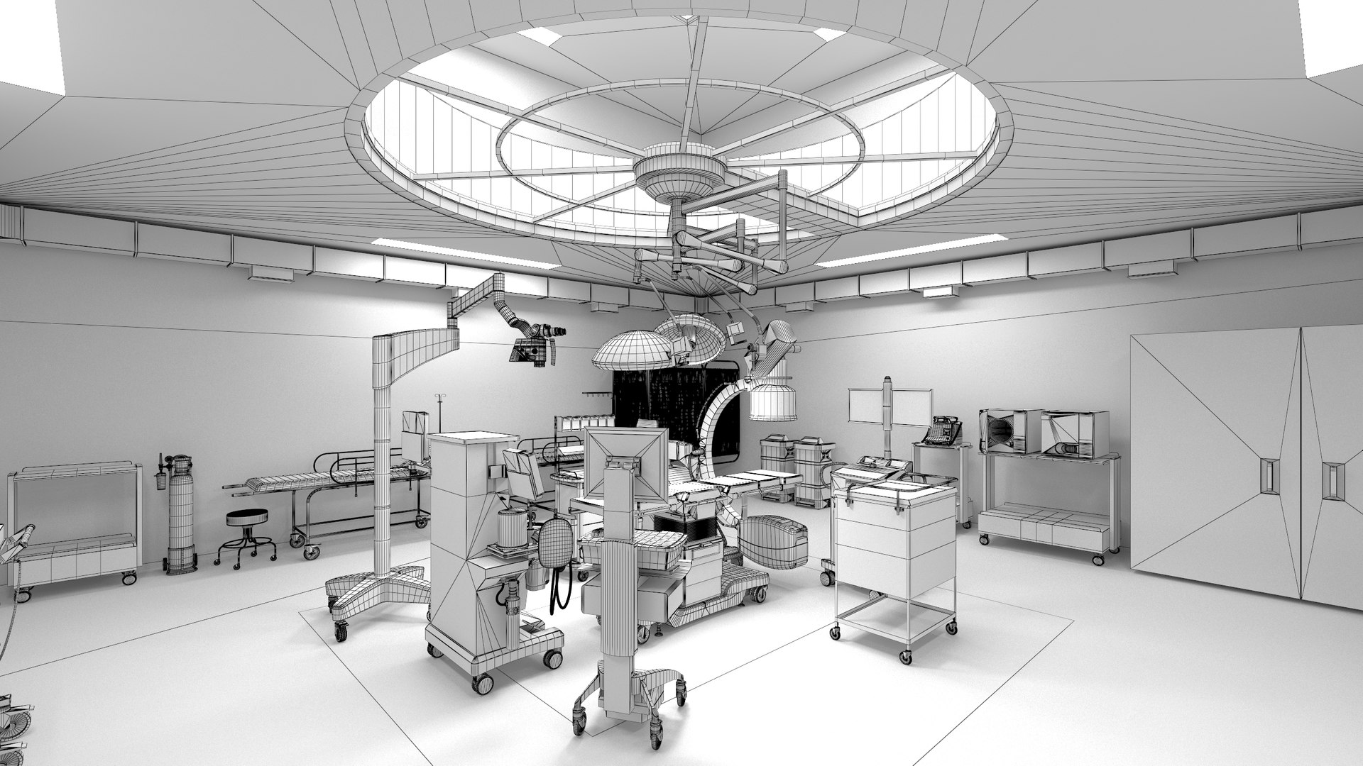 3d Model Medical Operating Room