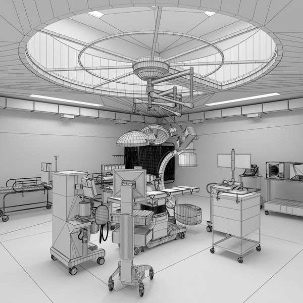 3d model medical operating room