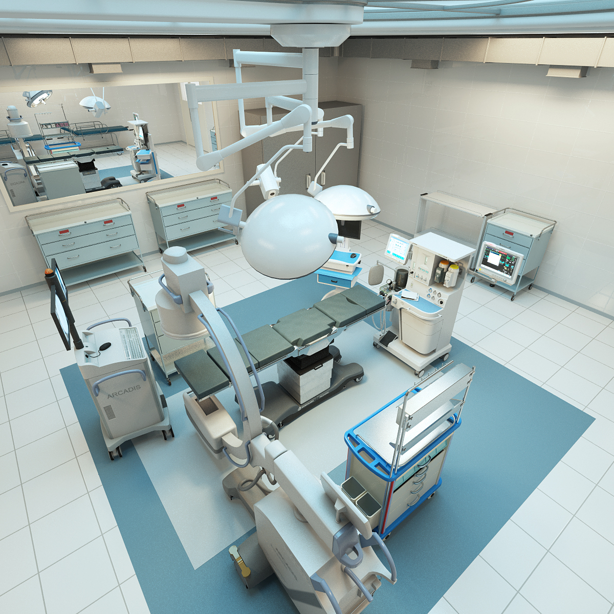 3d model medical operating room