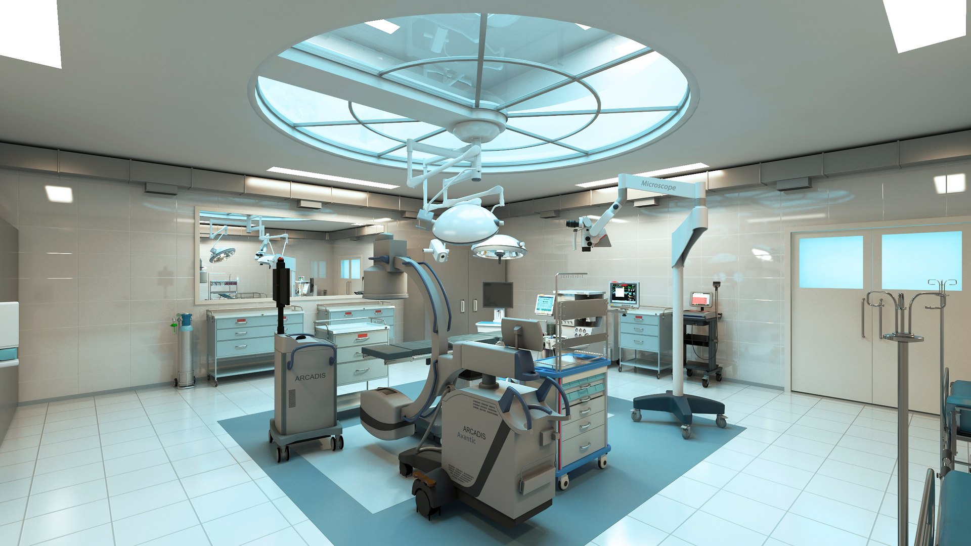 3d Model Medical Operating Room