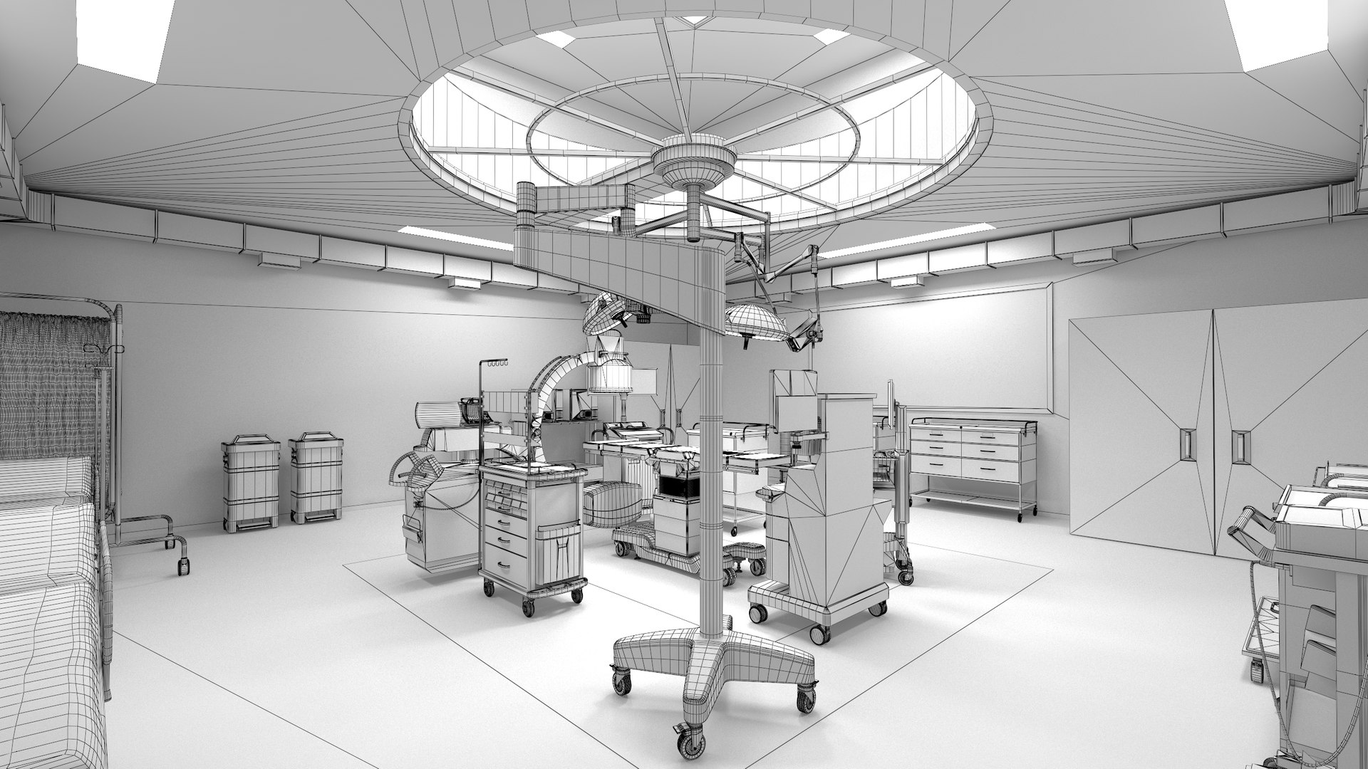 3d Model Medical Operating Room