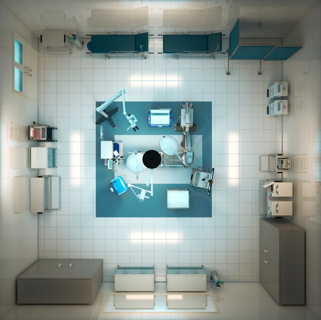 3d Model Medical Operating Room