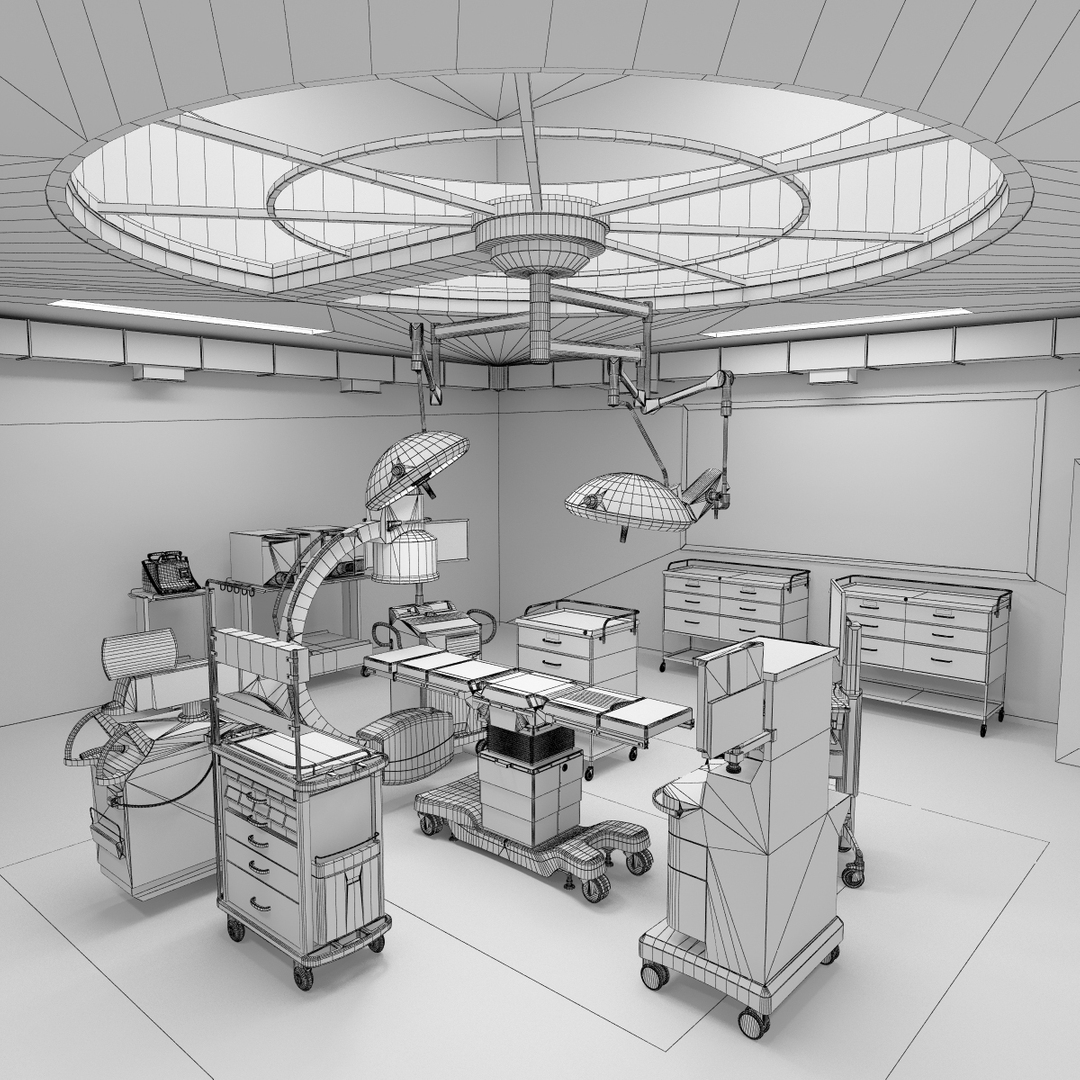3d model medical operating room