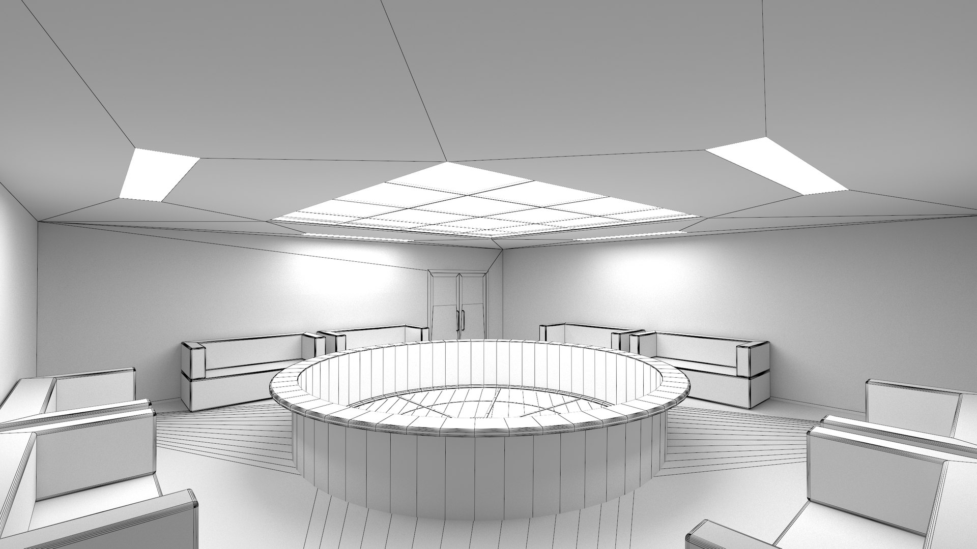 3d Model Medical Operating Room