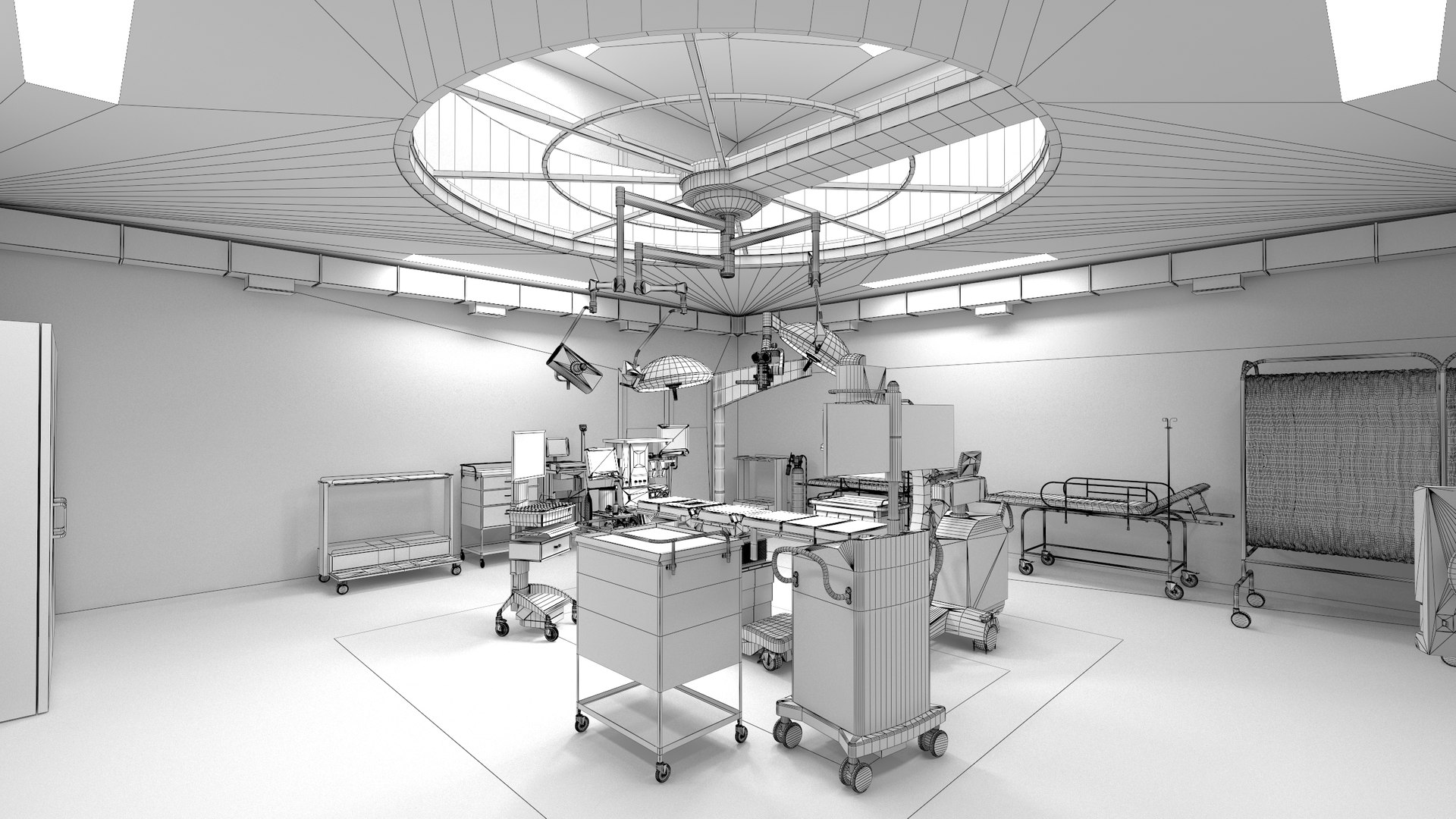 3d Model Medical Operating Room