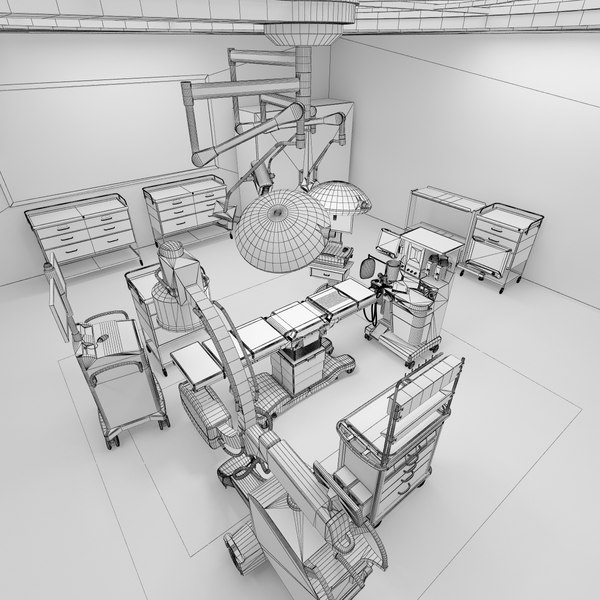 3d model medical operating room