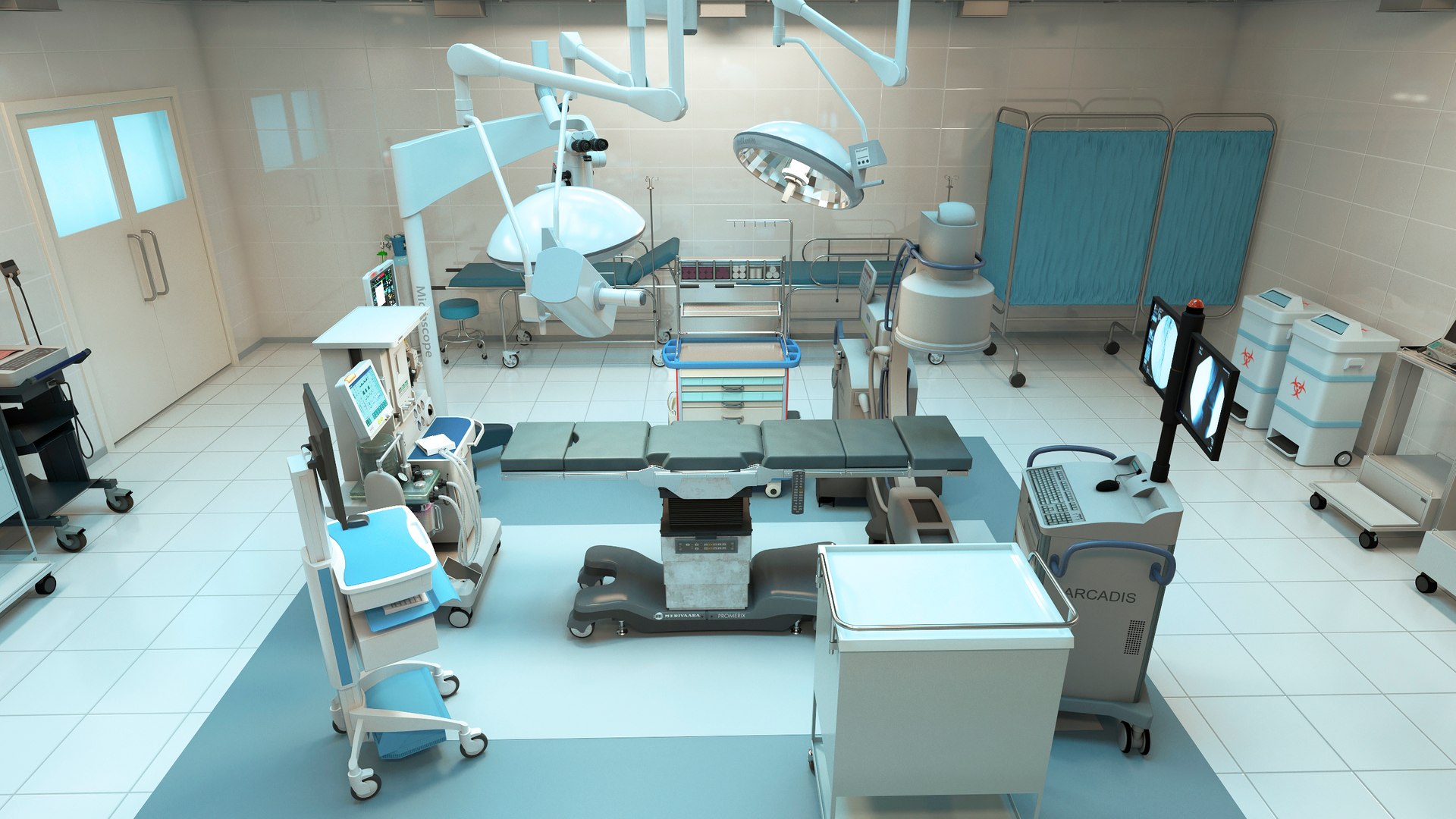 3d Model Medical Operating Room