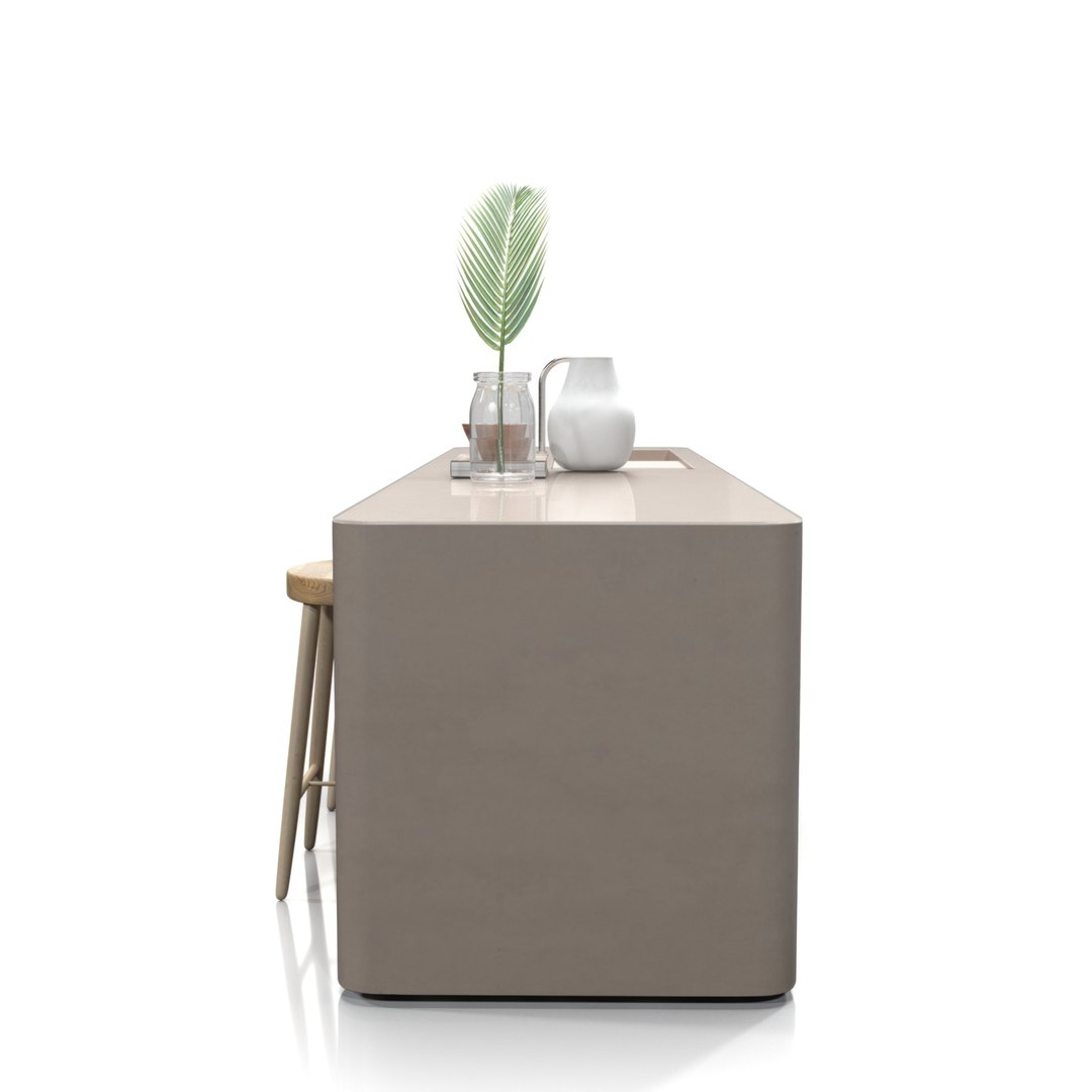 Kitchen Island Countertop 03 PBR 3D Model - TurboSquid 2227652