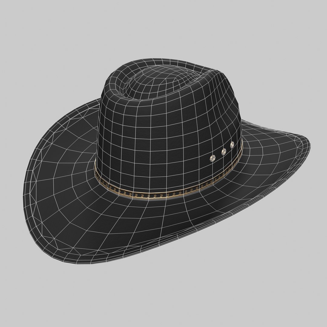 Cowboy Hat 3D model - TurboSquid 2116482