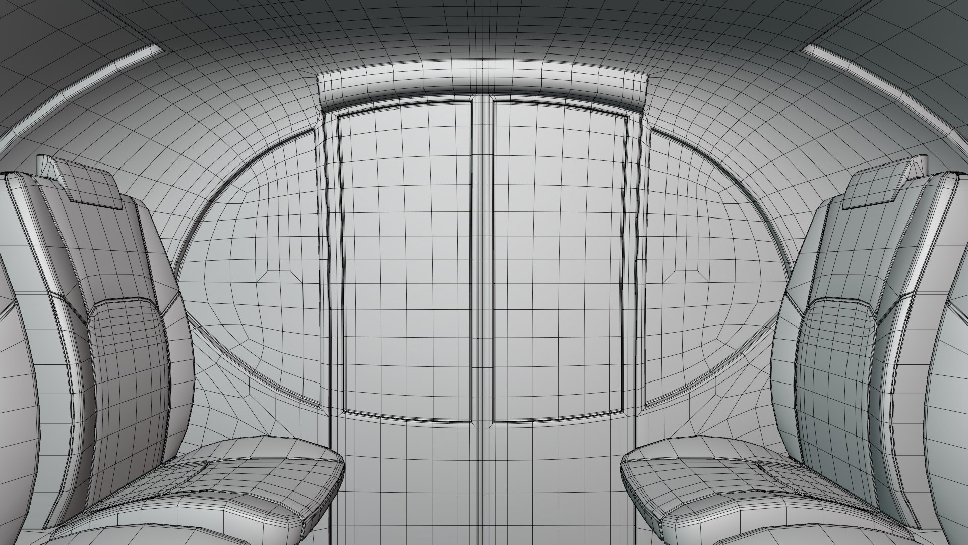 Shuttle minibus interior 2023 3D model - TurboSquid 2068710