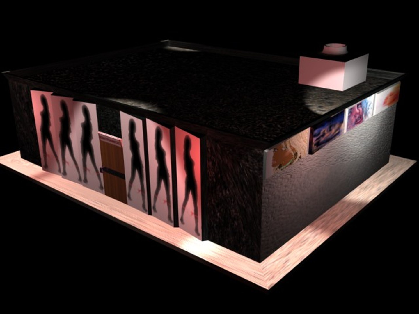 3d Model Strip Club
