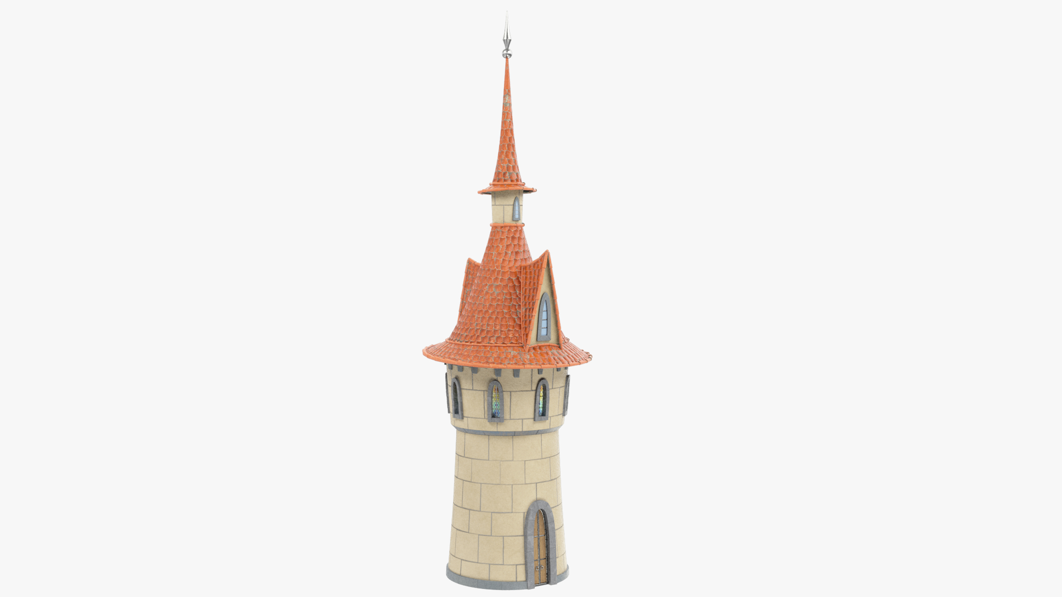 Stylized castle watch 3D model - TurboSquid 1677355